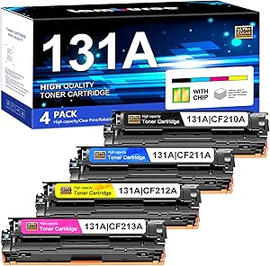 Amazon.com: 131A Toner Cartridges - with Chip Replacement for HP 131A ...