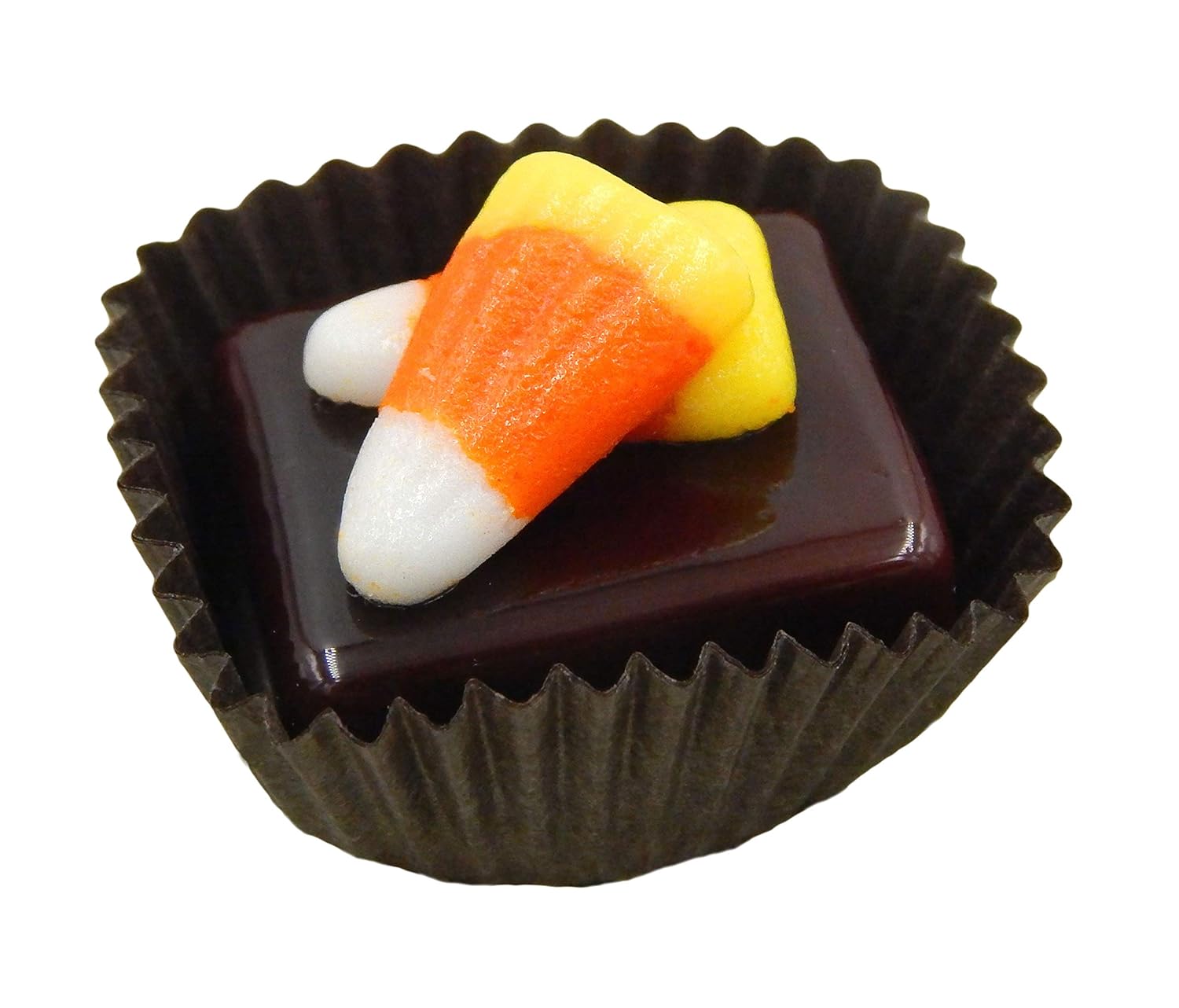 Amazon.com: Fall Candy Corn Art Glass Halloween Chocolate Treat : Home ...