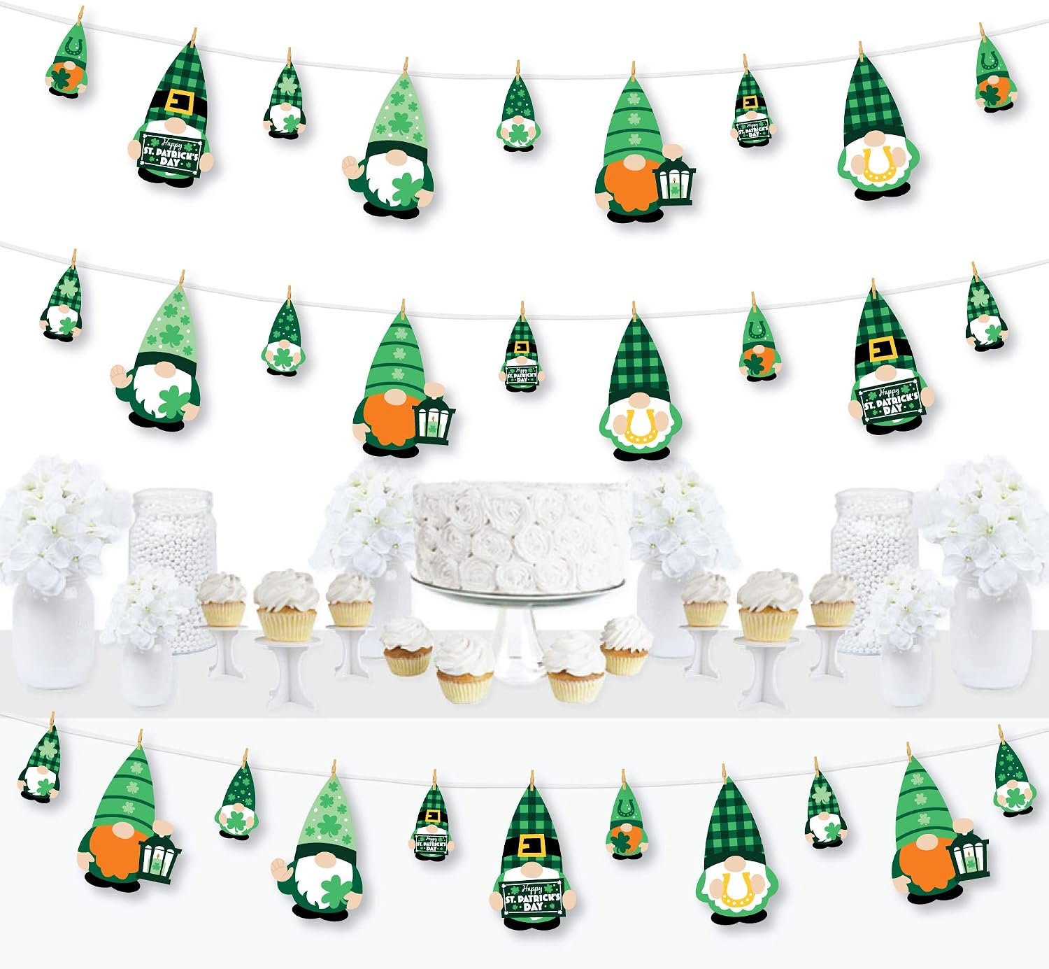 Amazon.com: Big Dot of Happiness Irish Gnomes - St. Patrick’s Day Party ...