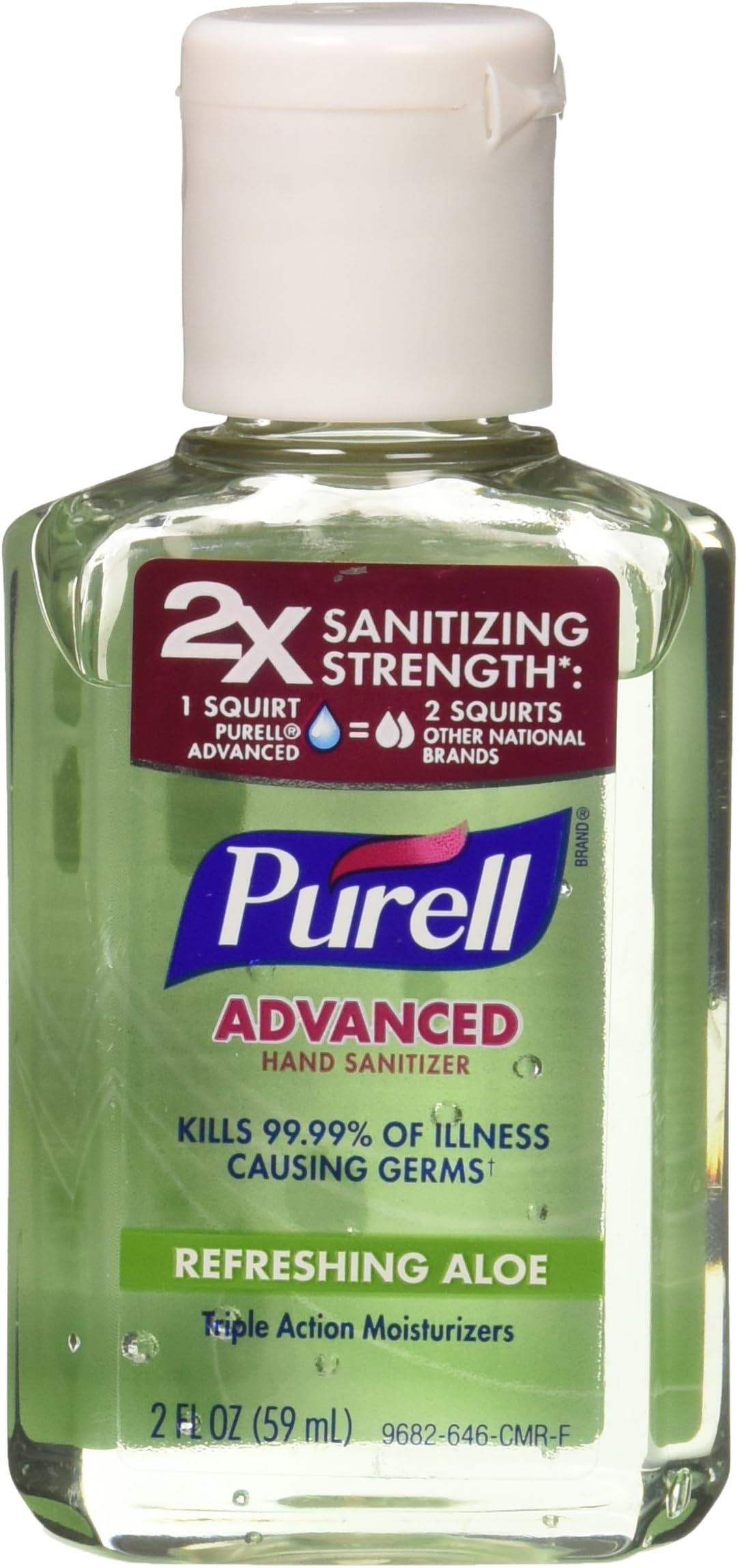 Amazon.com: Purell Hand Sanitizer with Aloe, 2 Fl Oz (Pack of 6 ...