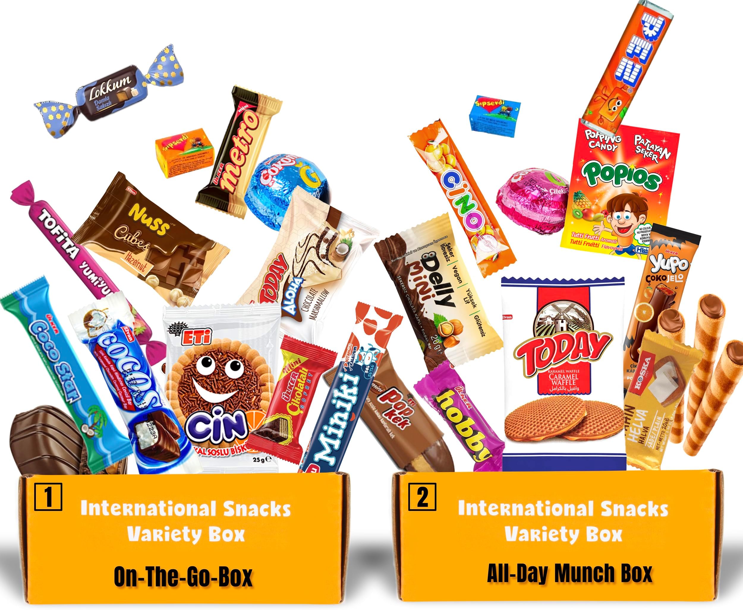 Amazon.com : Snacks From Around The World Box - Turkish Snack Box ...