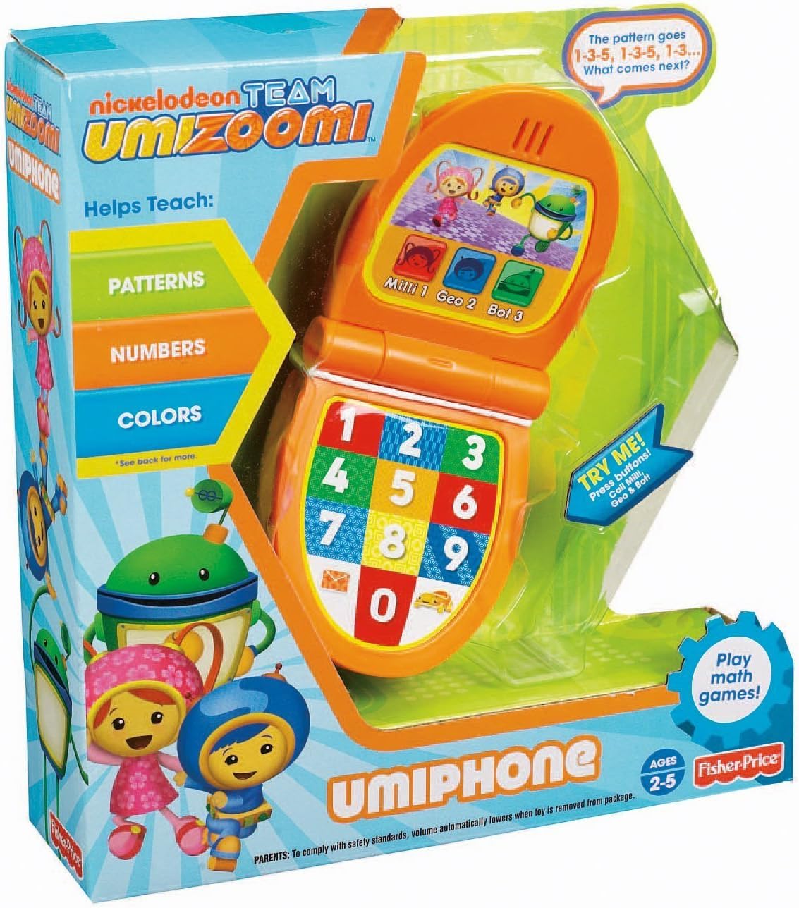 Amazon.com: Fisher-Price Team Umizoomi, UmiPhone : Toys & Games