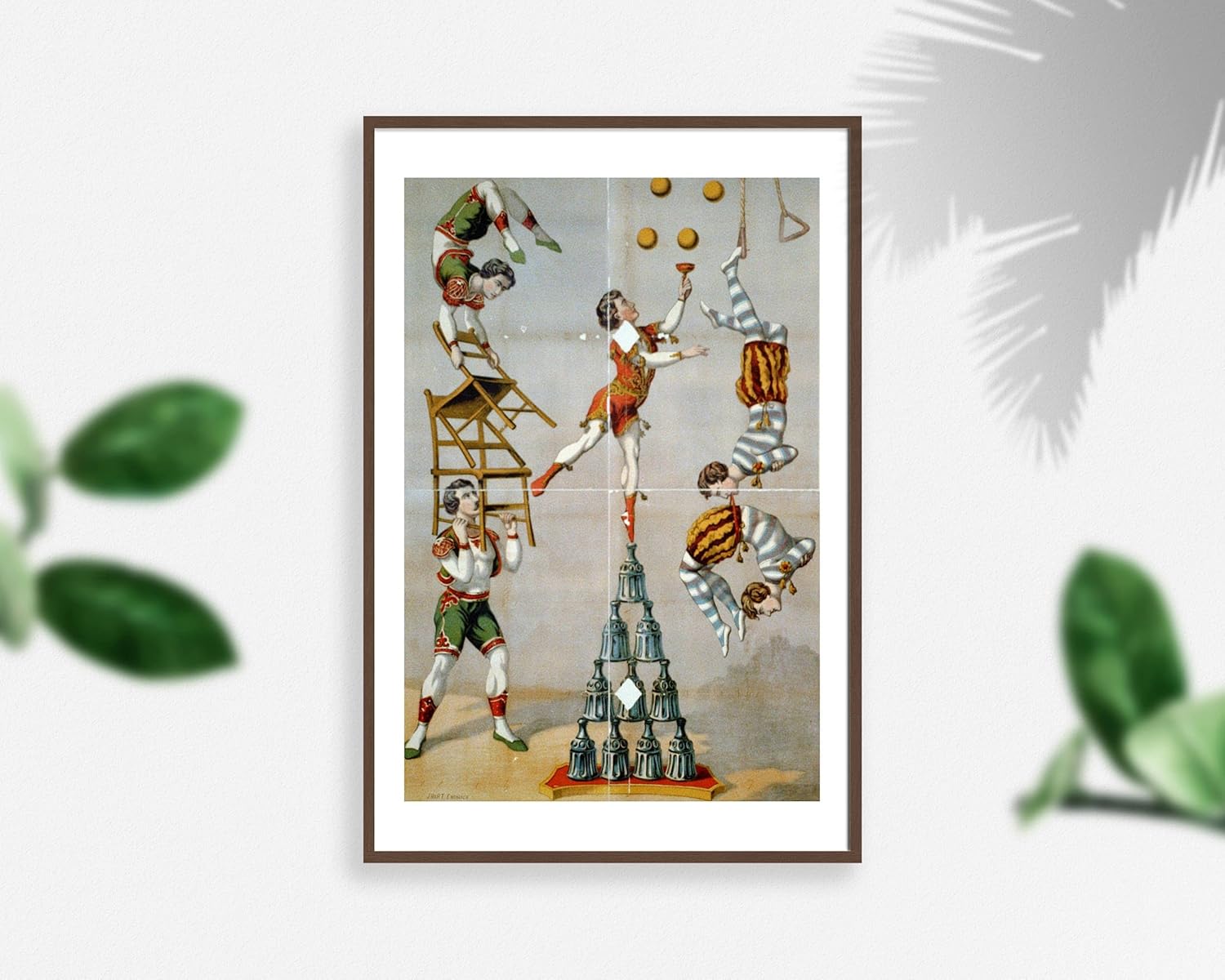 Amazon.com: INFINITE PHOTOGRAPHS Photo: Acrobatic act, 1870, Circus ...