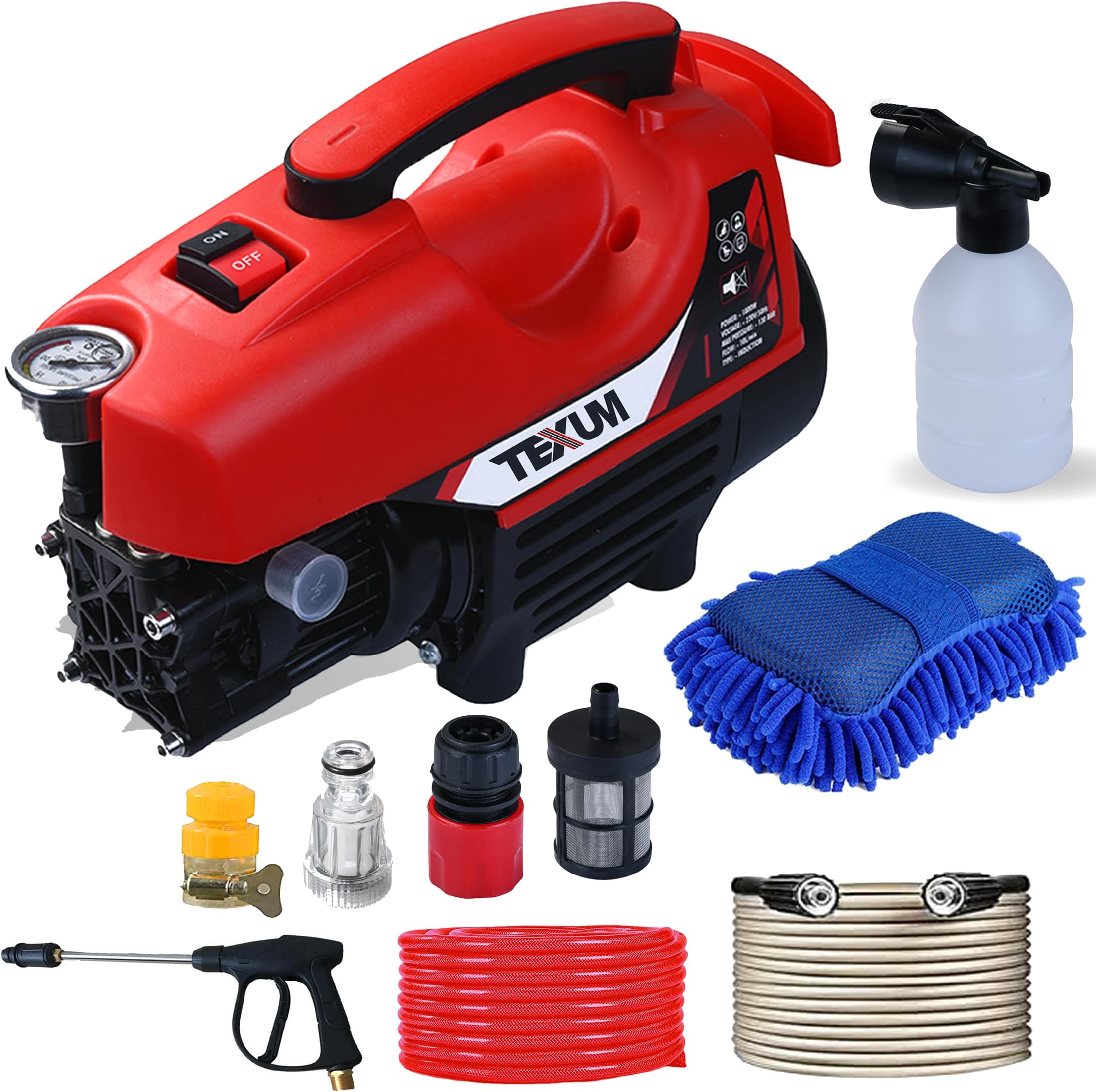 TEXUM TX-25 Portable high Pressure Car Washer Machine for Washing car ...