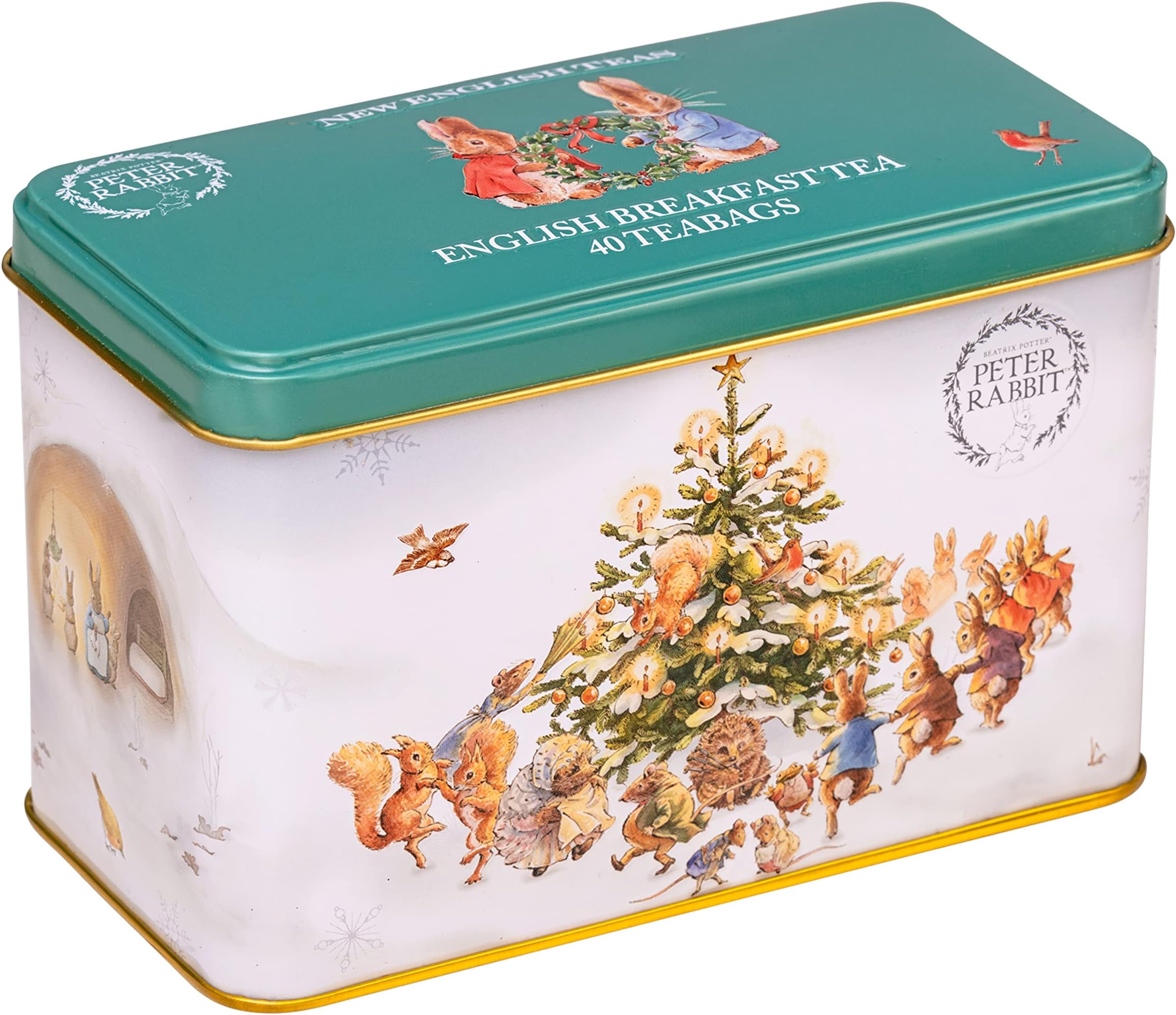 Amazon.com : New English Teas Peter Rabbit Tea Tin with 40 English ...