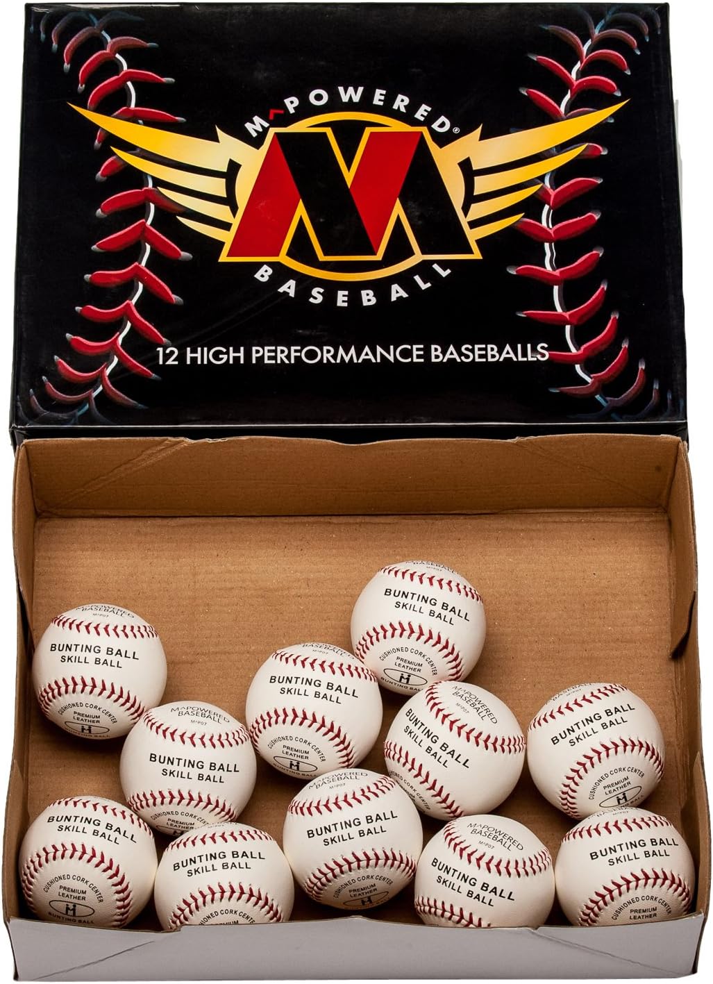 Amazon.com: Mpowered Baseball Premium Leather 7.5-Inch Small Skill ...
