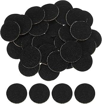 Amazon.com: uxcell 120Pcs Round Felt Circles, 15mm Black Non-Woven Felt ...