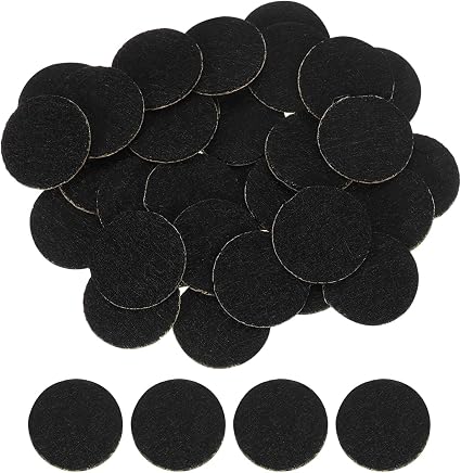 Amazon.com: uxcell 120Pcs Round Felt Circles, 15mm Black Non-Woven Felt ...