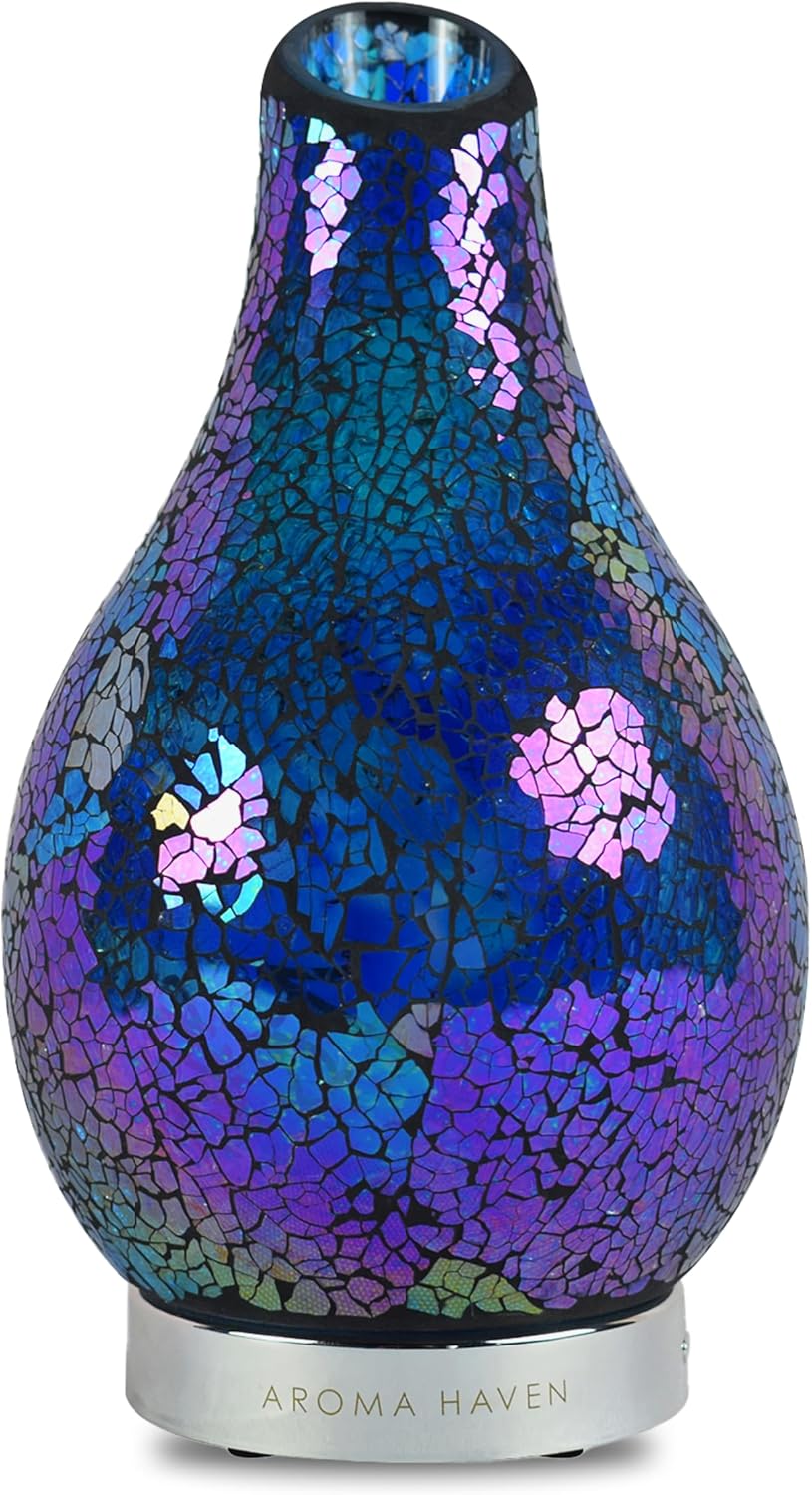 Aroma Haven S1 Essential Oil Diffuser Electric | 120ml Mosaic ...