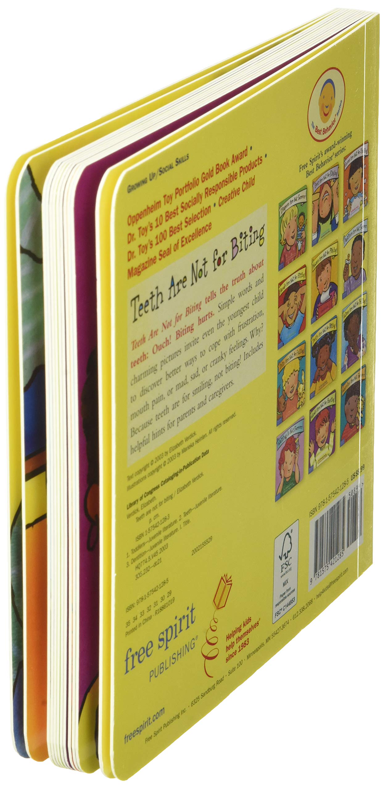 Teeth Are Not For Biting Book