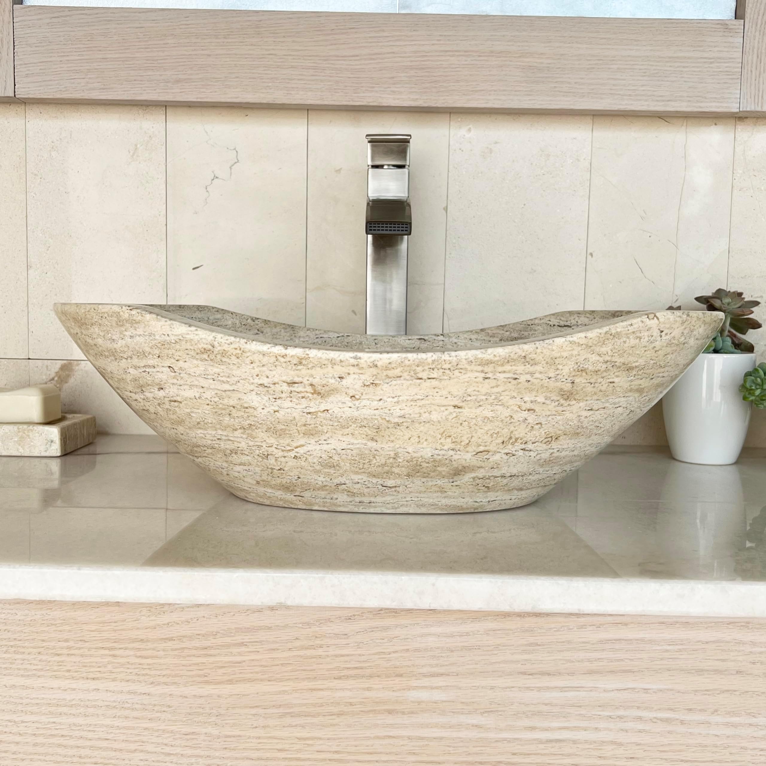 Vessel sink for bathrrom stone sink vanity marble sink rustic ...