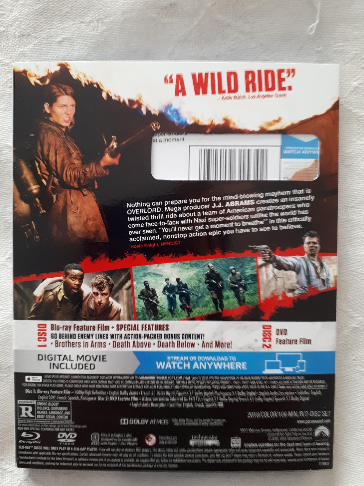 Amazon.com: Overlord BD [Blu-ray + DVD + Digital HD] : Movies & TV