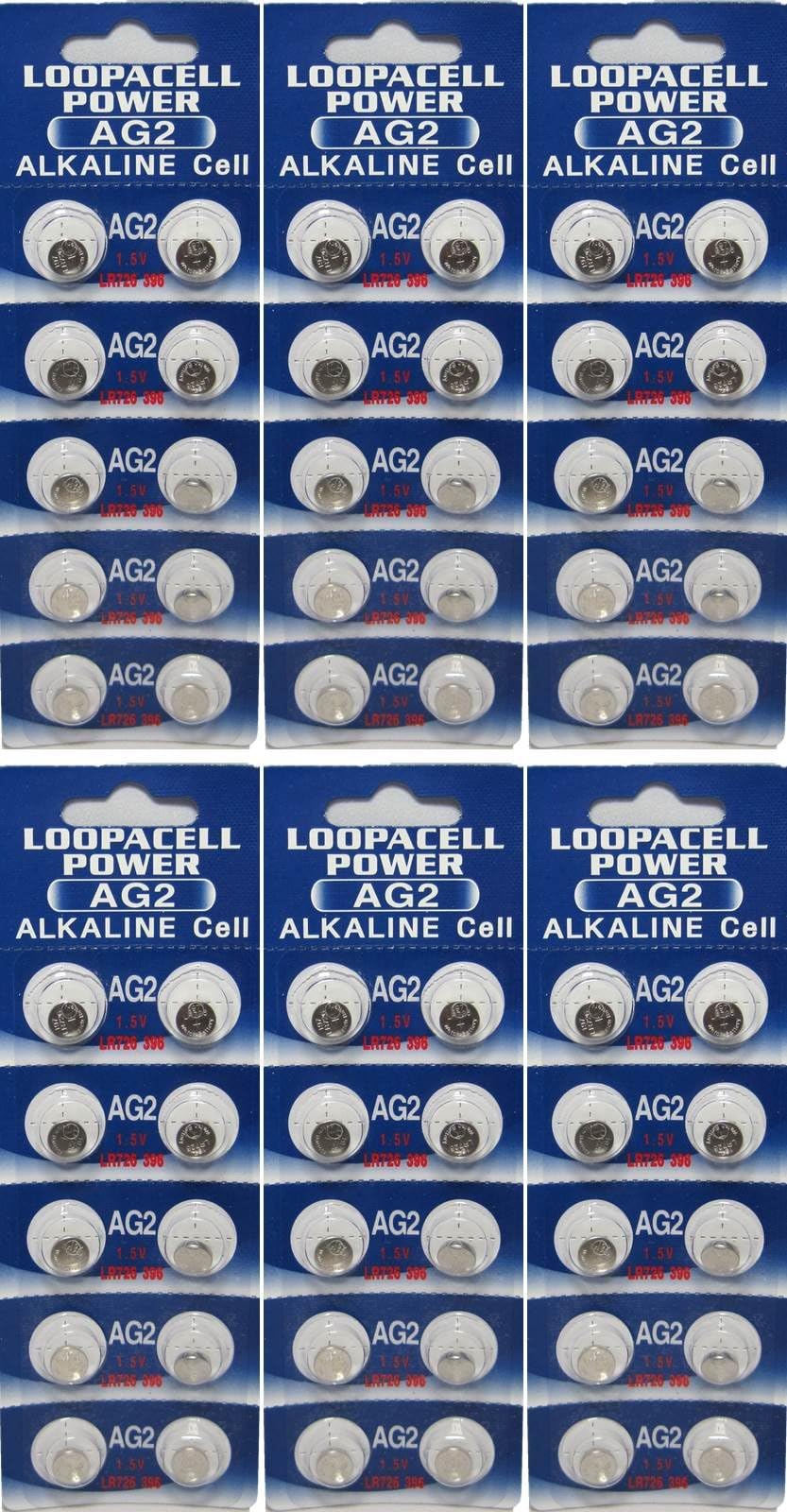 Amazon.com: LOOPACELL 625A PX625A LR9 V625U PX625 1.5V 4 Batteries ...