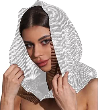 Amazon.com: Eilova Orityle Sparkly Rhinestone Mesh Headband Crystal ...