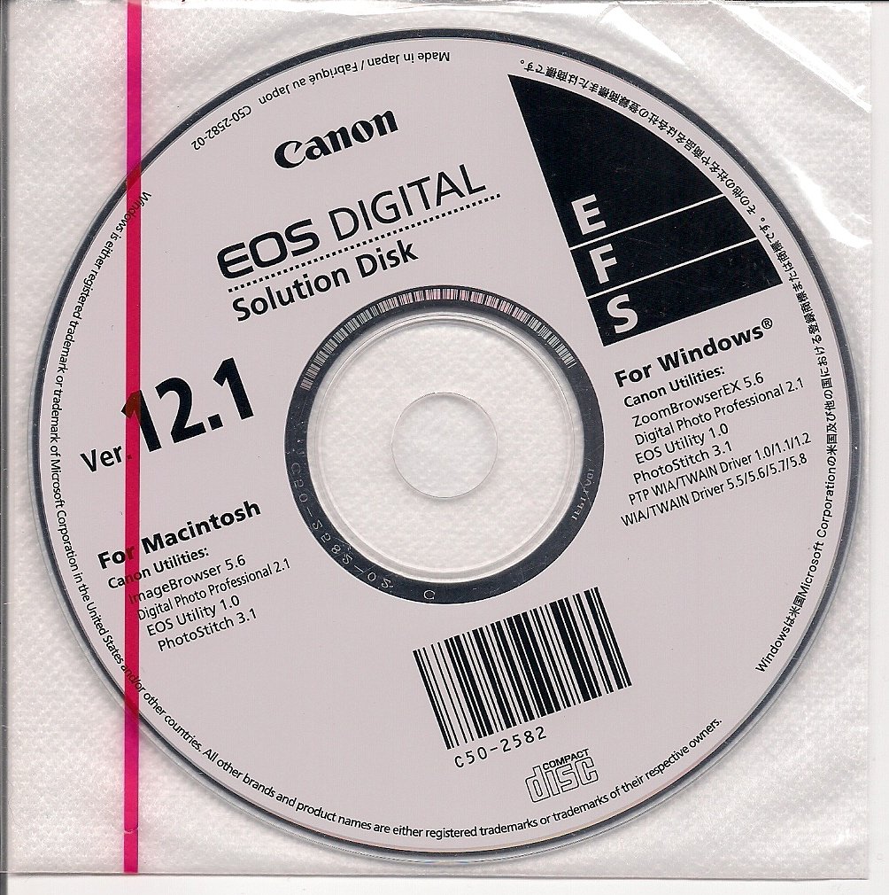 Canon EOS Digital Solution Disk Ver. 12.1: CaNon: Amazon.com: Books