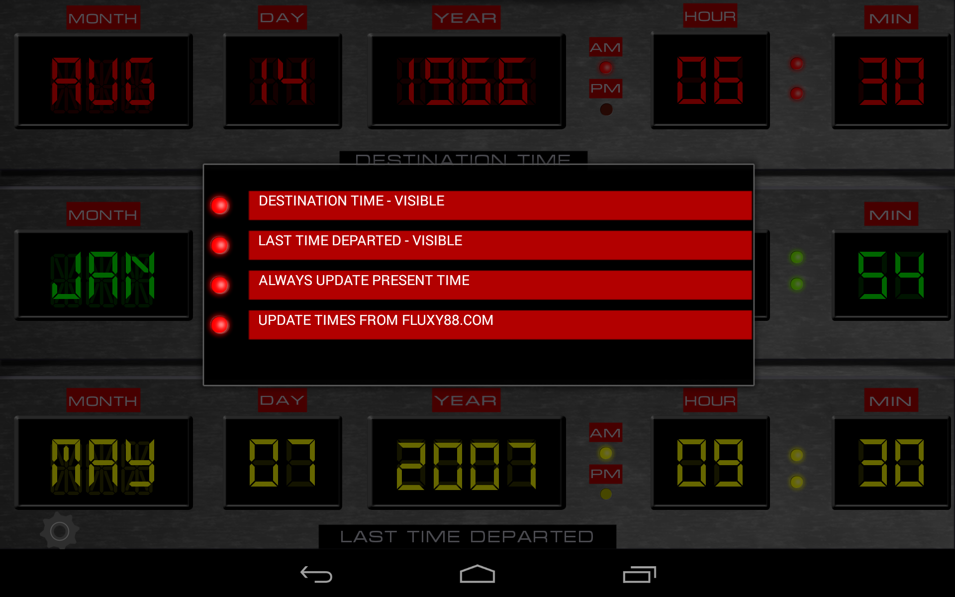 Time Circuits Dashboard Clock-Amazonアプリストアのアプリ