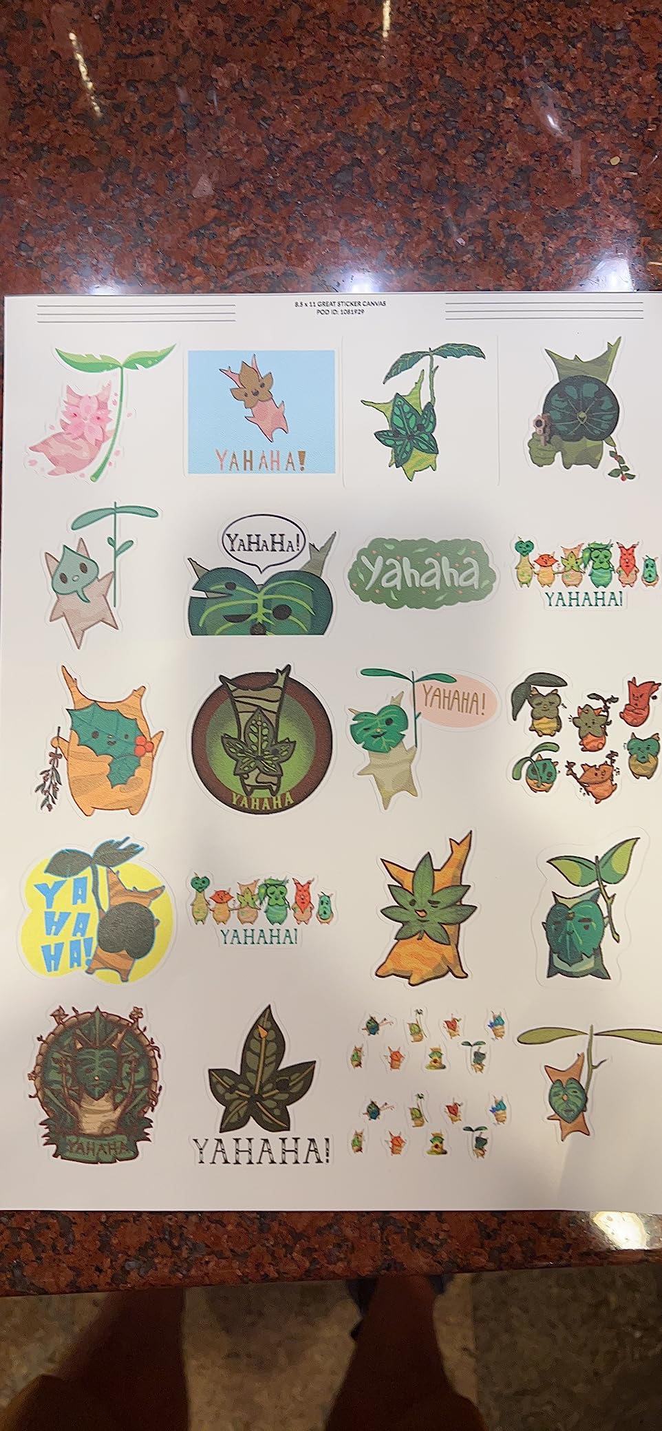 Amazon.com: 20 Pcs Stickers Pack Yahaha Vinyl Korok Waterproof ...