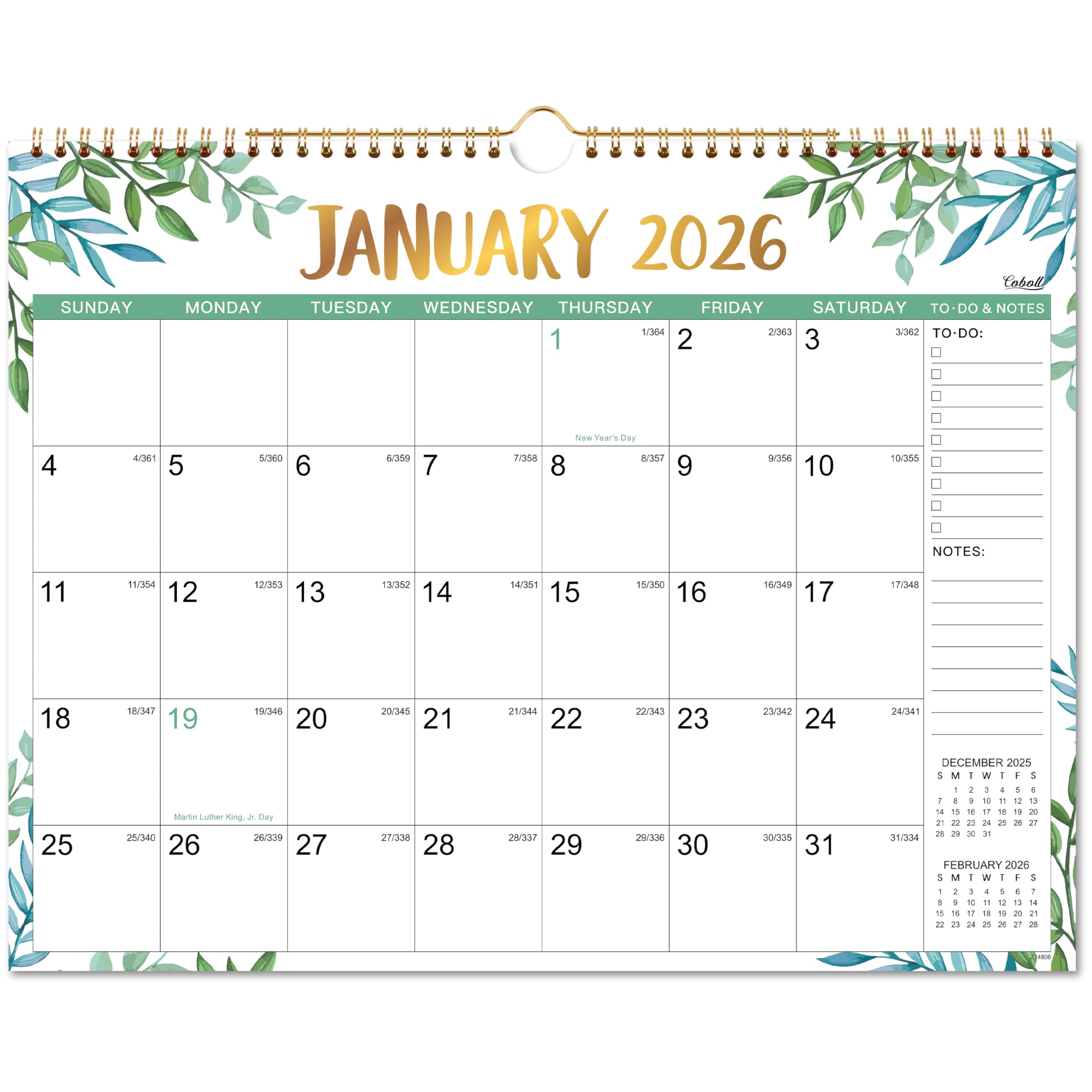 Snapklik.com : 2026 Calendar - 2026 Wall Calendar