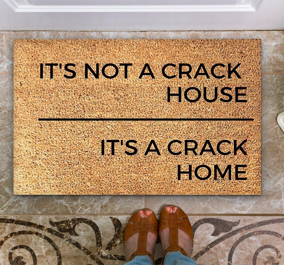 Amazon.com: TUNIU It’s Not A Crack House – It’s A Crack Home Quotes ...