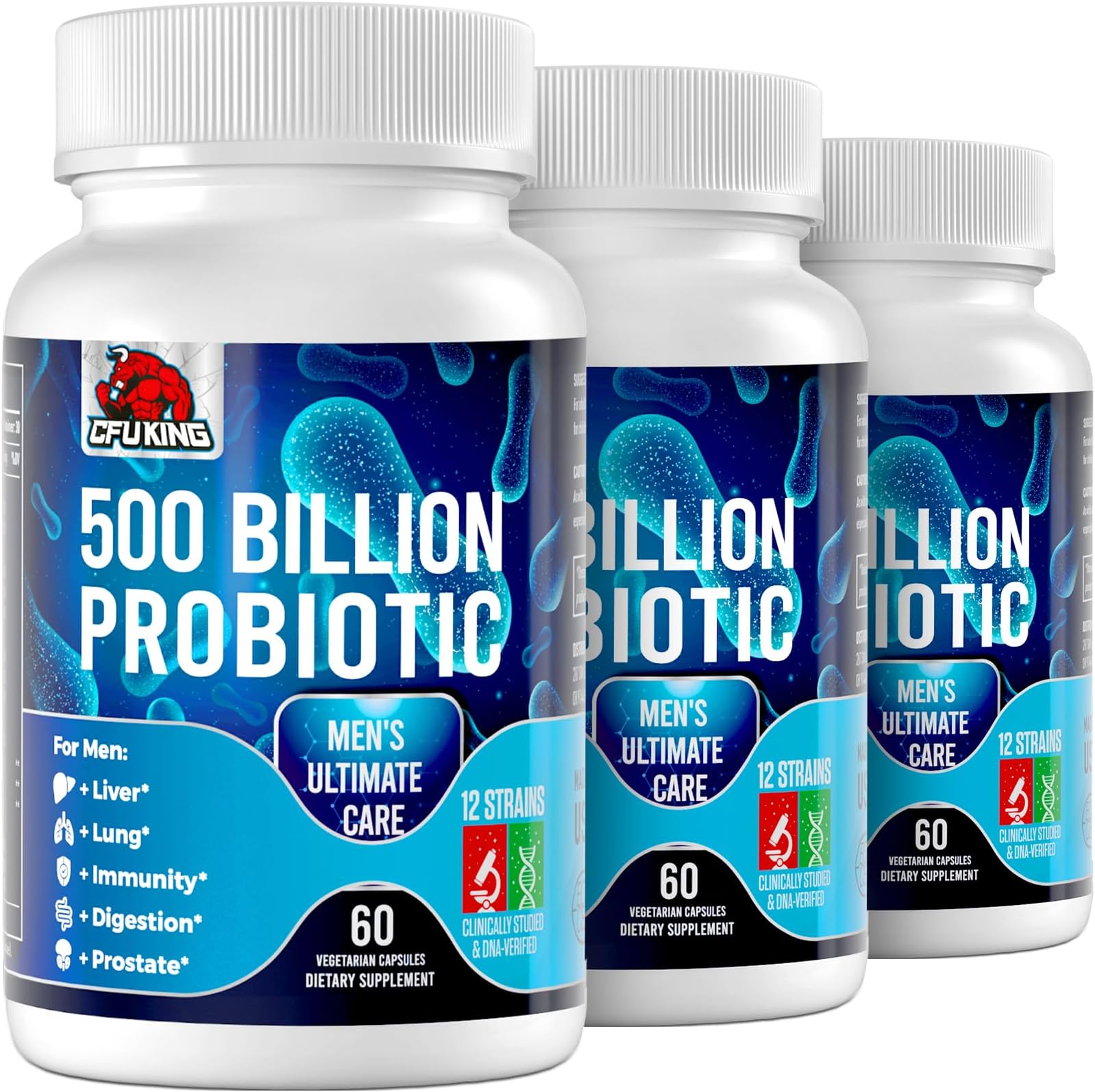 Amazon.com: Physician's CHOICE Probiotics 60 Billion CFU - 10 Strains ...
