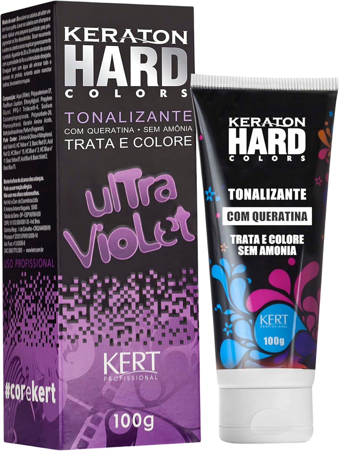Keraton Tonalizante Hard Colors 100G Ultra Violet | Amazon.com.br