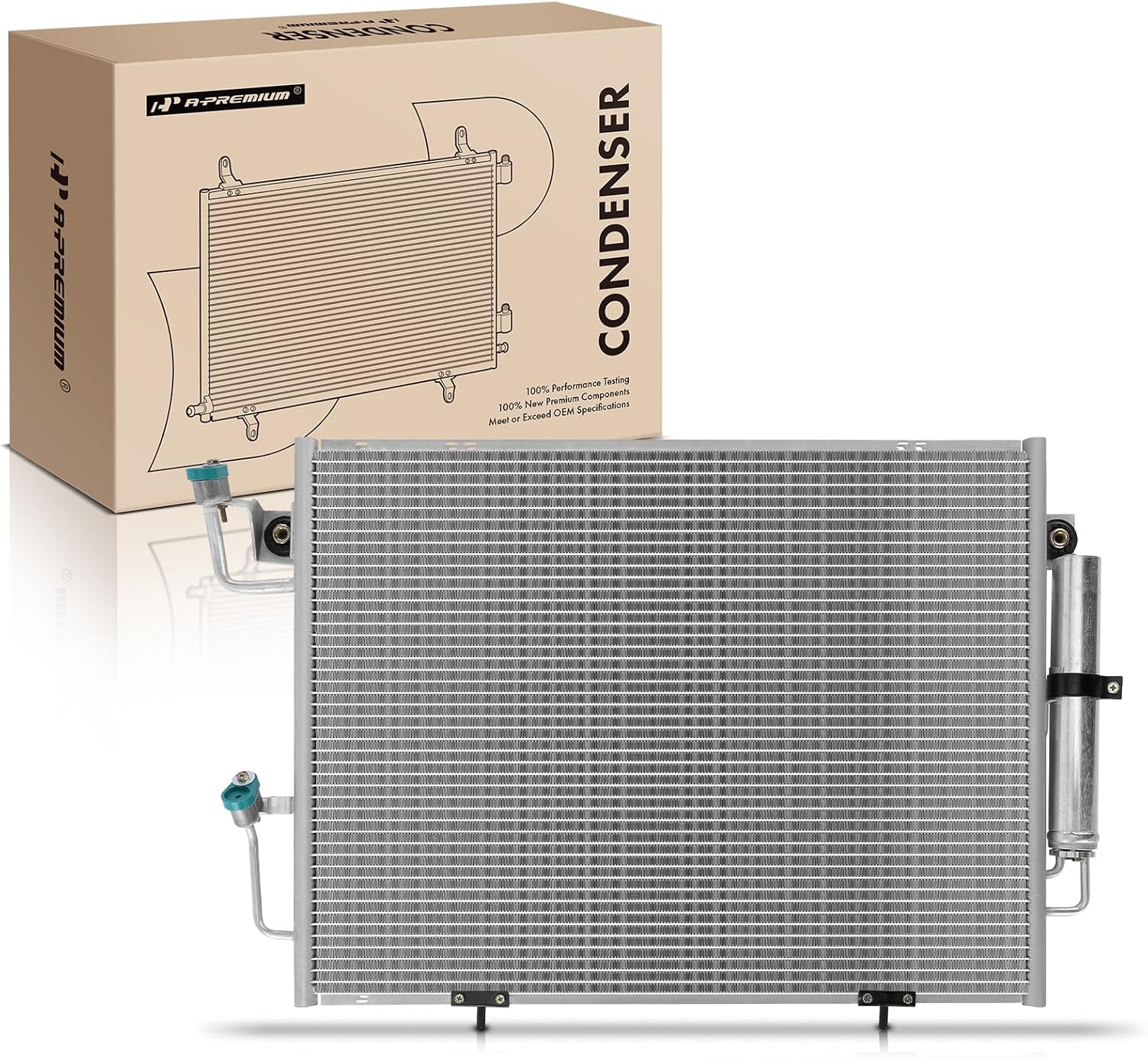 Amazon.com: A-Premium Air Conditioning A/C Condenser Compatible with ...