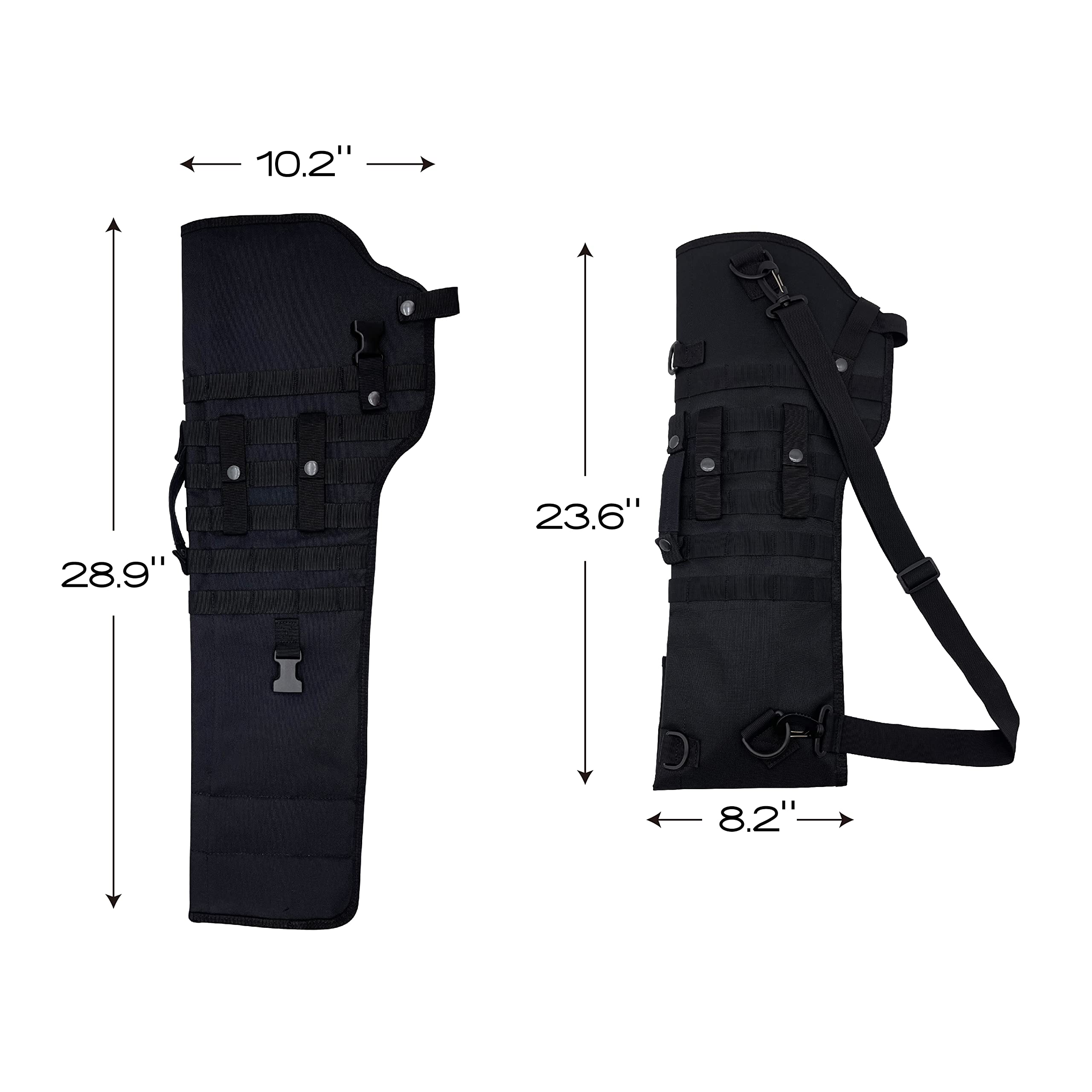 TaktZeit Shotgun Scabbard Tactical Rifle Scabbard Adjustable Shoulder ...
