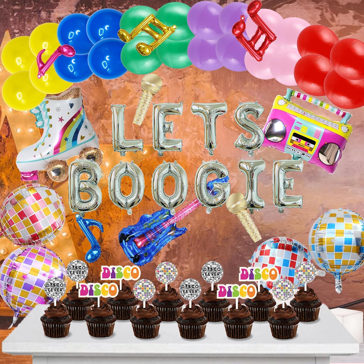 Amazon.com: Plcmk Disco Party Decorations,Dance Decor,60s 70s 80s 90s ...