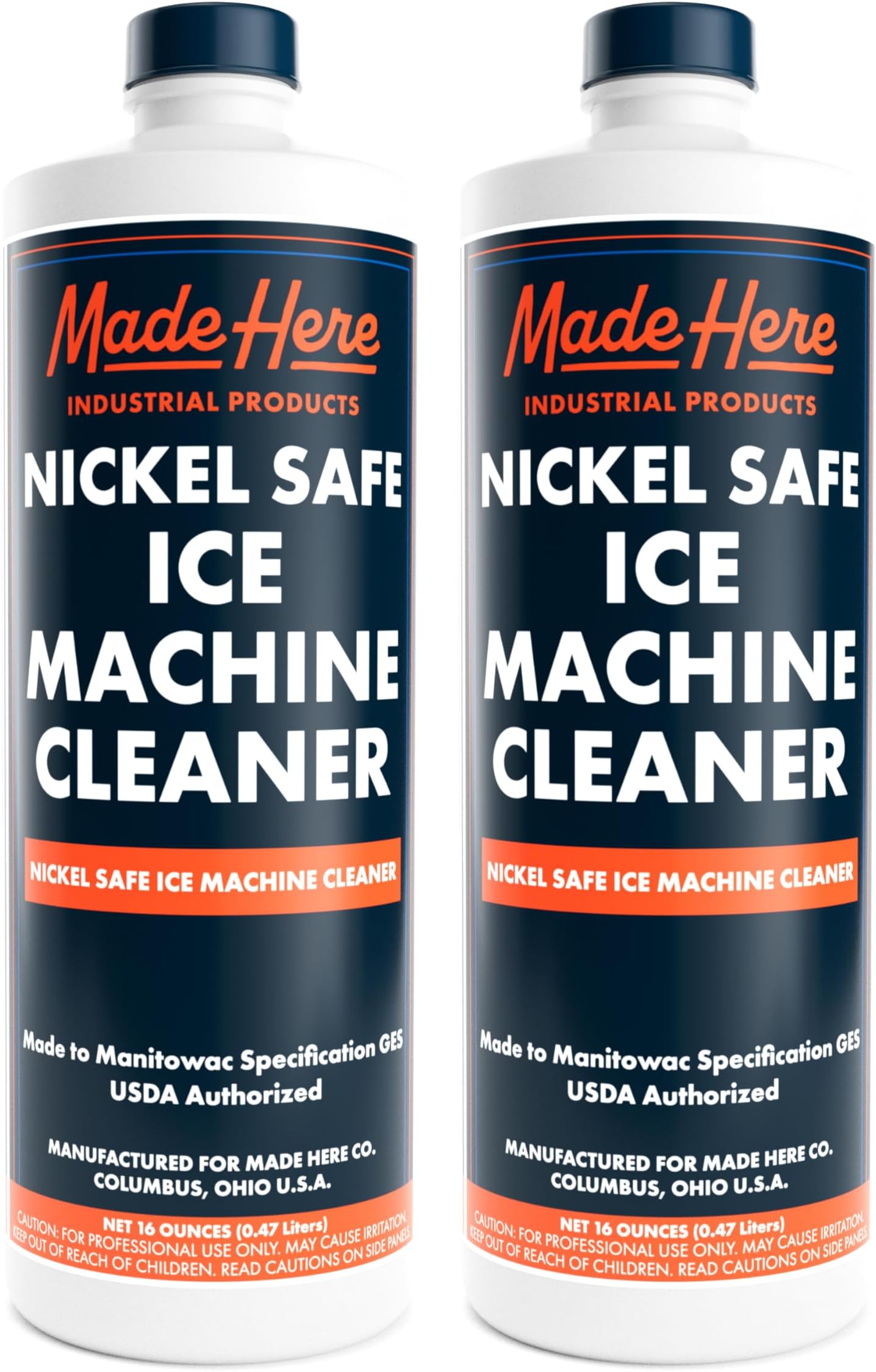 Amazon.com: Made Here Co. Nickel Safe Ice Machine Cleaner and ...