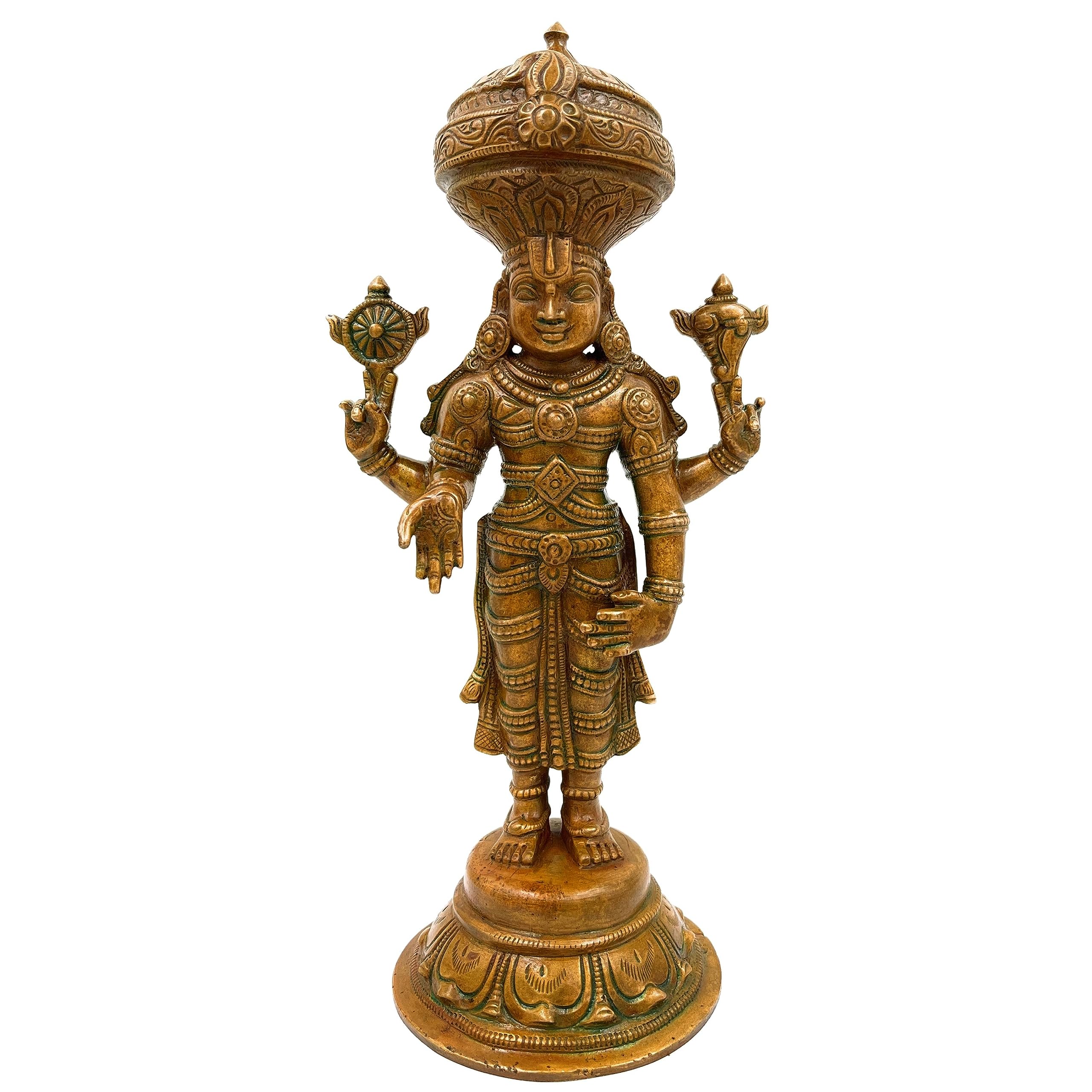Buy South Indian Arts Bronze Venkateswara Idols, Lord Srinivasa Balaji ...