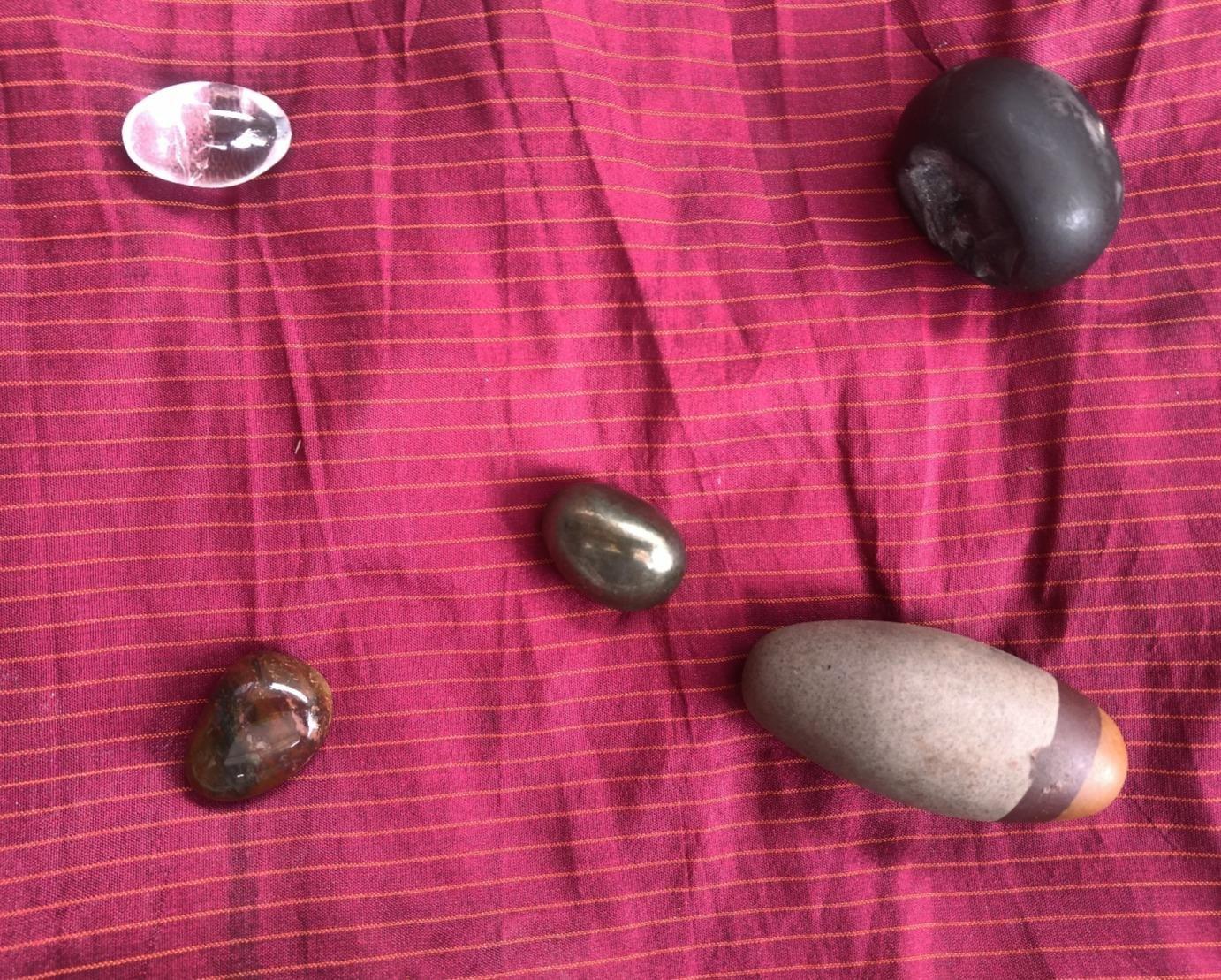 Urancia Panchayatan Shila for Panch Devta Poojan (Sona Bhadra Ganpati ...