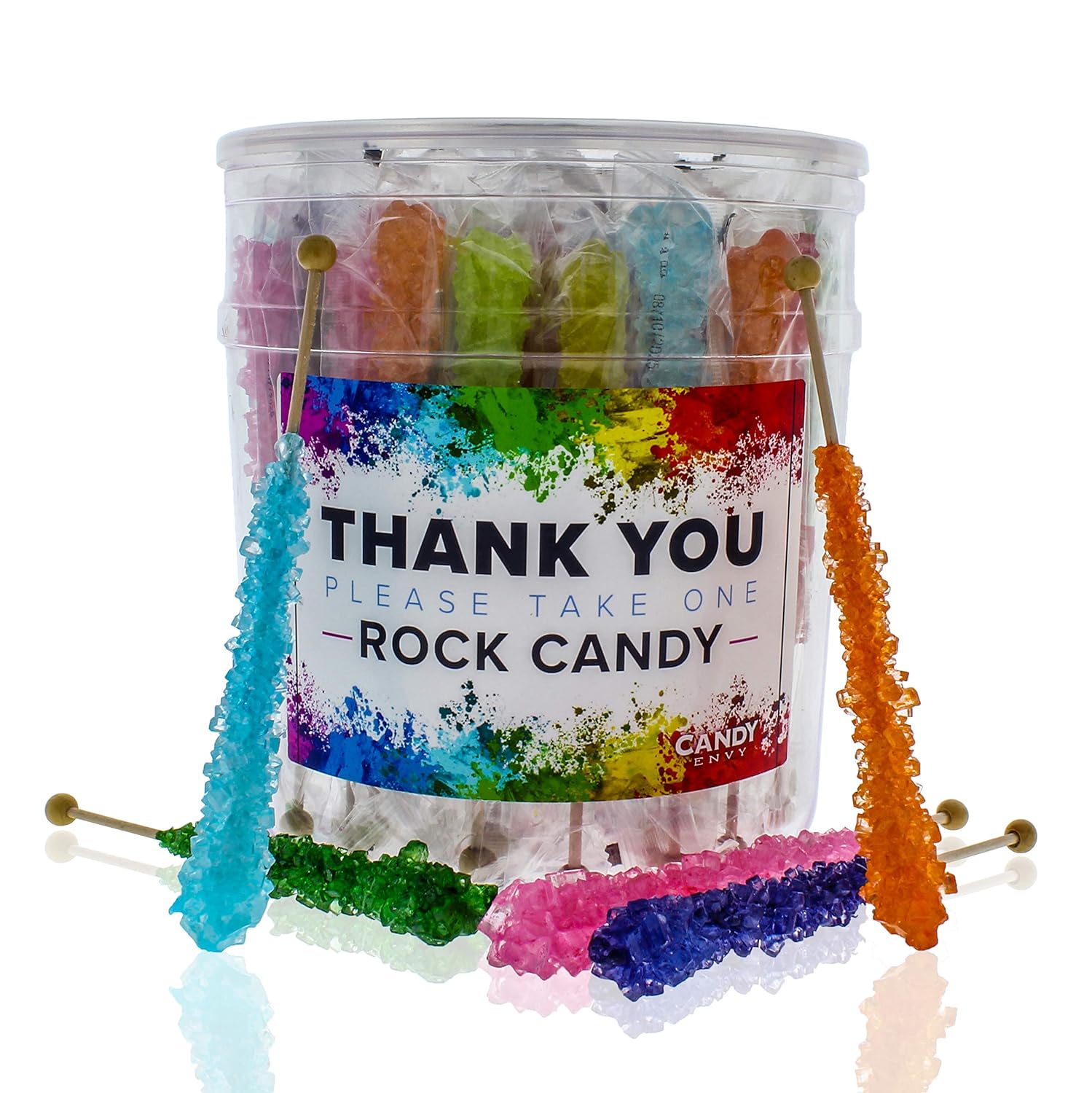 Amazon.com : Thank You Rock Candy - 36 Count - Individually Wrapped ...
