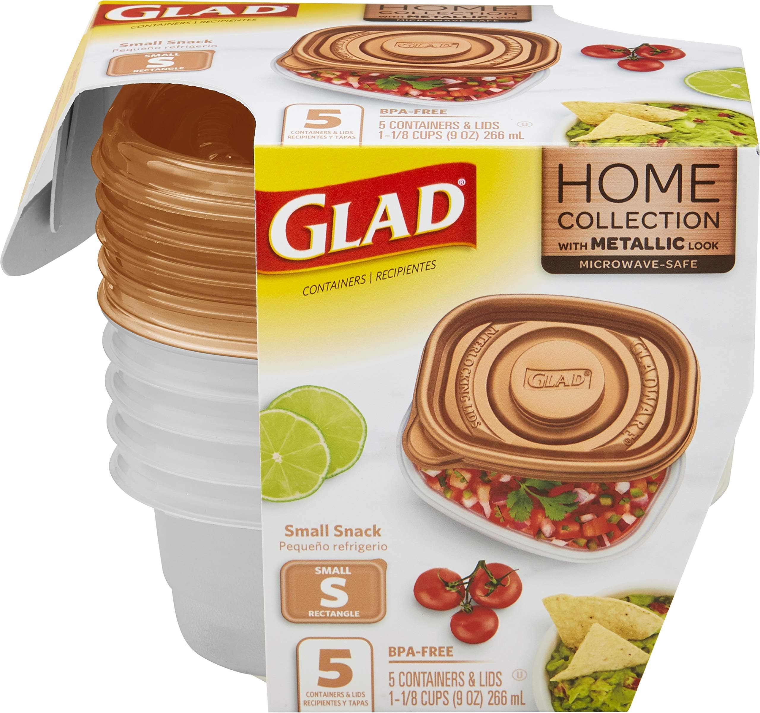 Amazon.com: GladWare Home Snack Food Storage Containers, Small ...