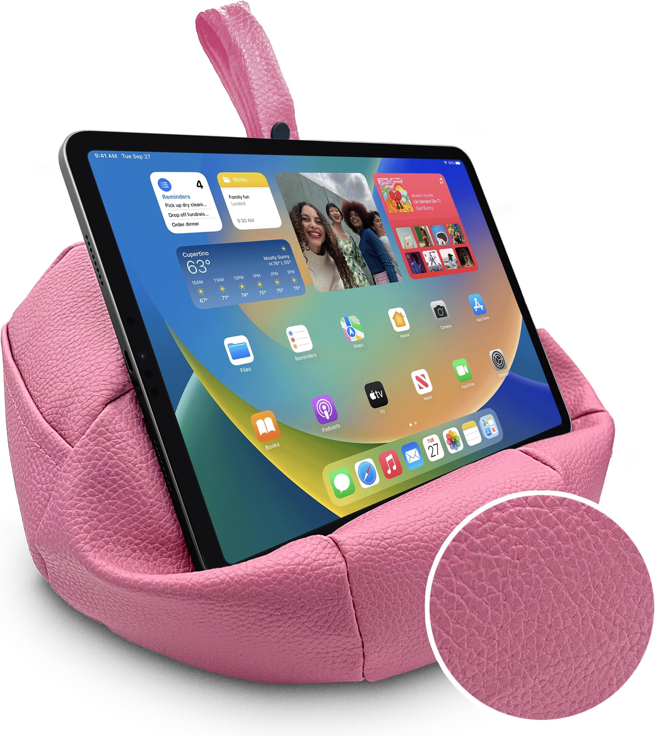 iBeani iPad & Tablet Stand / Bean Bag Cushion Holder for All Devices ...