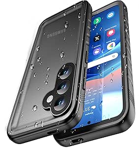 Amazon.com: Cozycase for Samsung Galaxy S25 Waterproof Case - 360 Heavy Duty Full Body ...