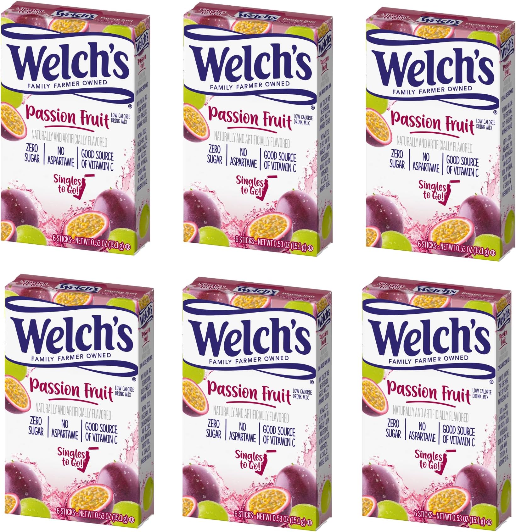 Amazon.com : Welch's Singles To Go Water Drink Mix - Powder Sticks ...