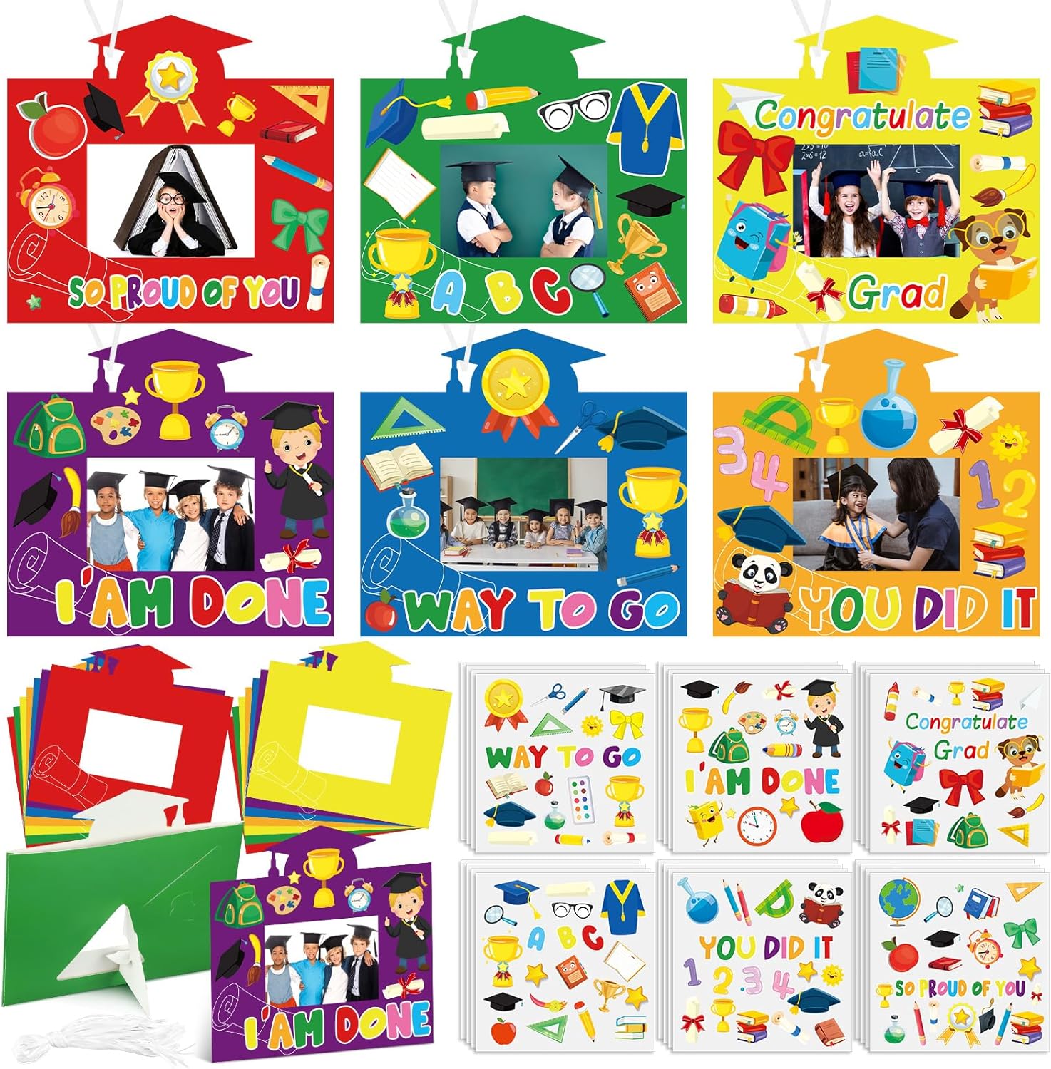 Amazon.com: Memorywuu 48 Pack Kindergarten Graduation Picture Frame ...