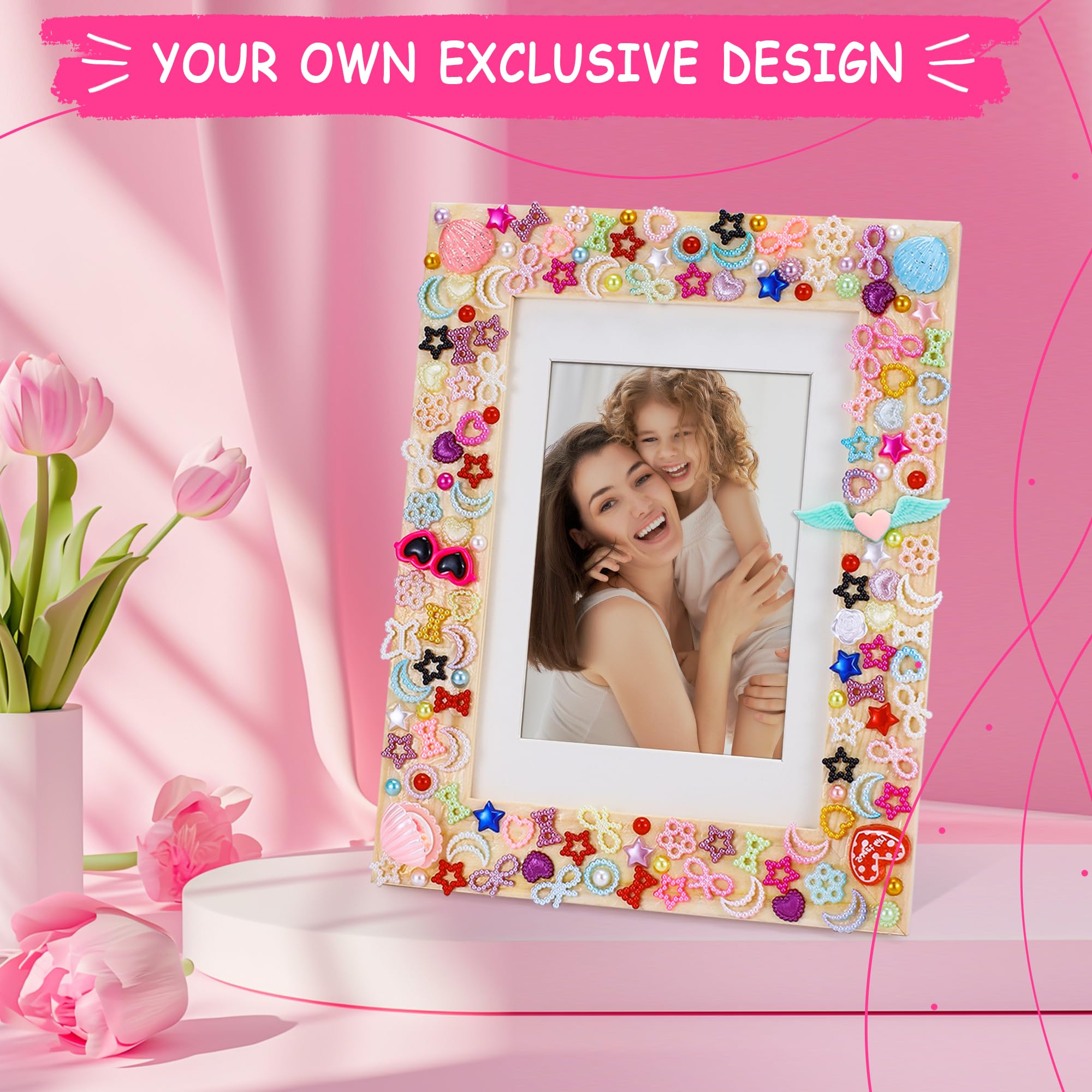Wooden Craft Kit YUTBES Wooden Picture Frame Craft Kit - DIY Craft For ...