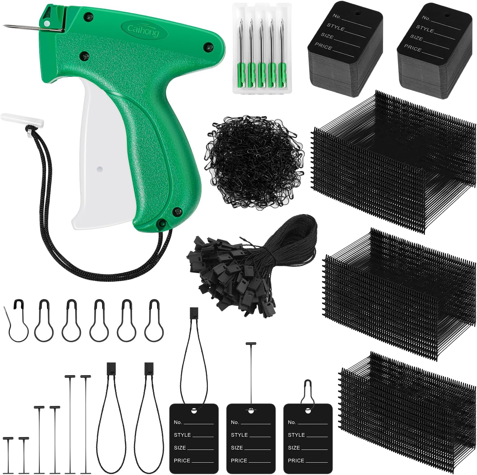 Amazon.com : 4098Pcs Tagging Gun for Clothing Retail Price Tag Attacher ...