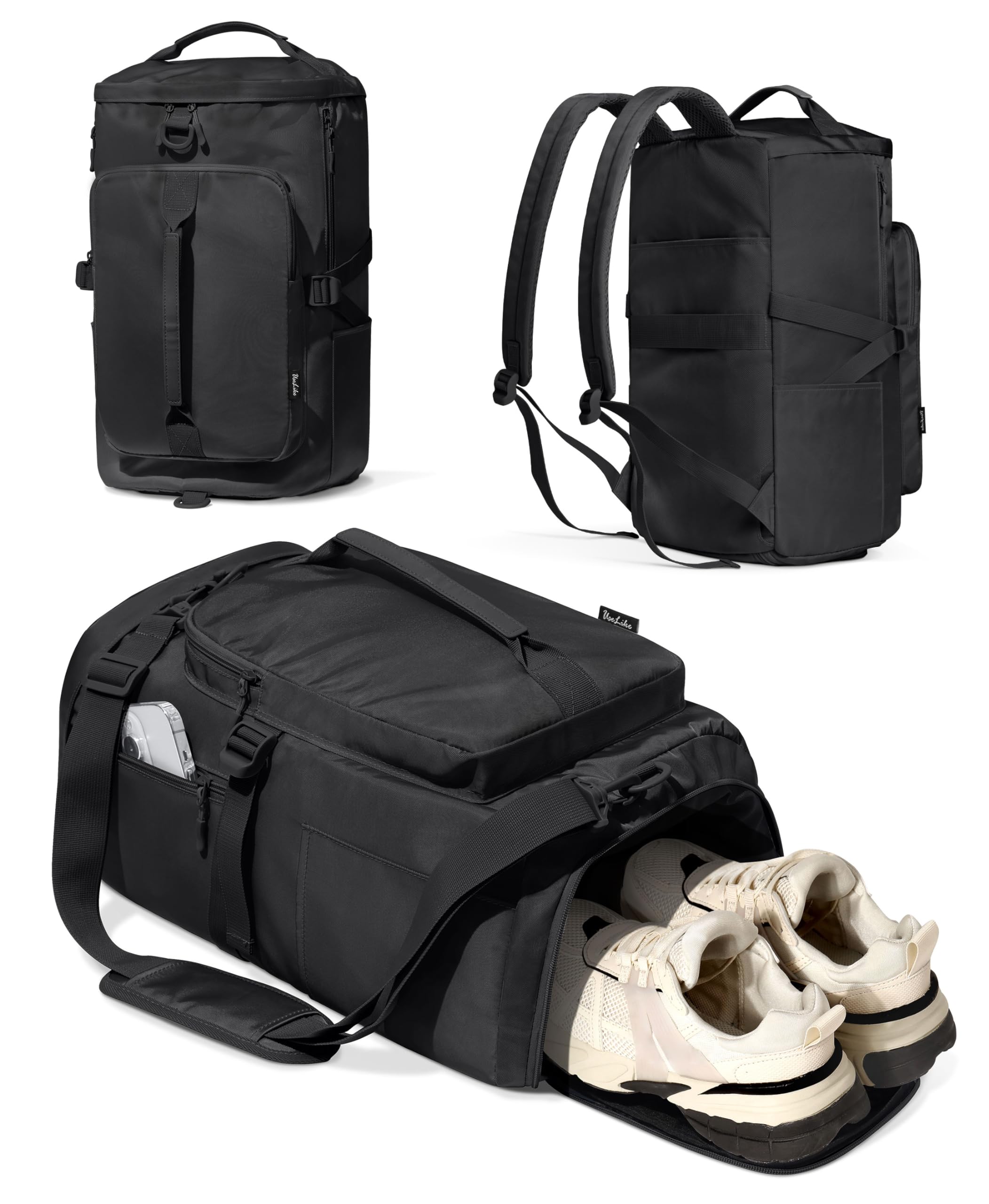 Amazon.com | Gym Bag for Women Workout Gym Backpack with Shoe ...
