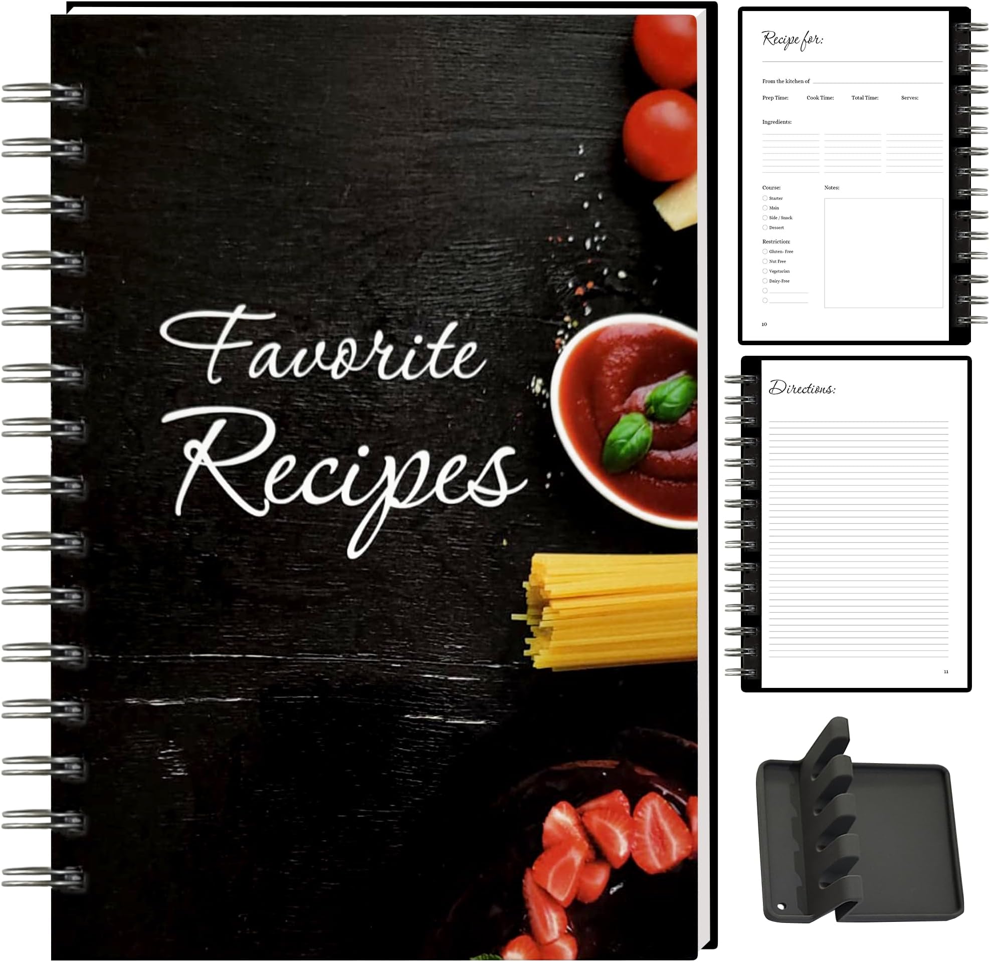 Amazon.com: ISA&BEL Blank Recipe Book - Journal to Save or Organize ...