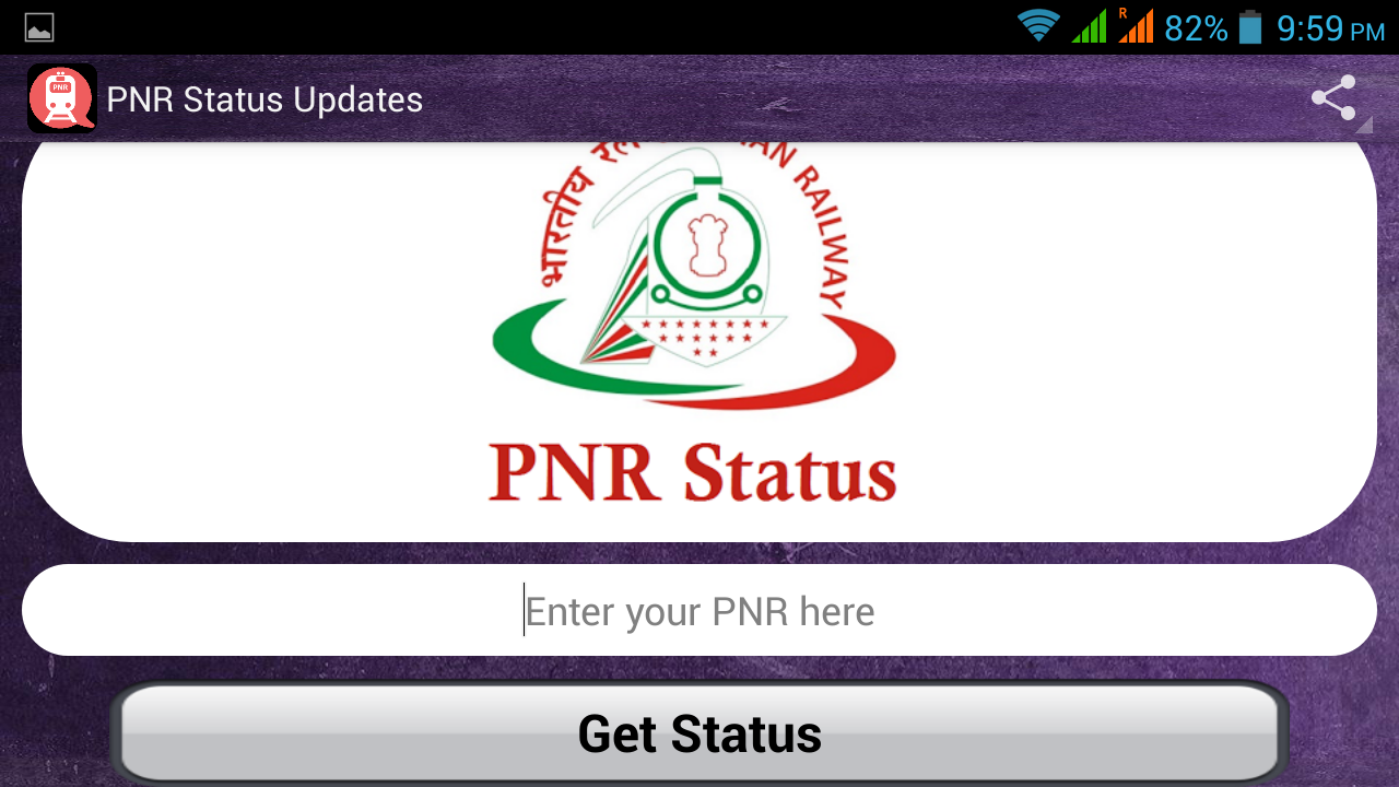 PNR Status Updates - App on Amazon Appstore