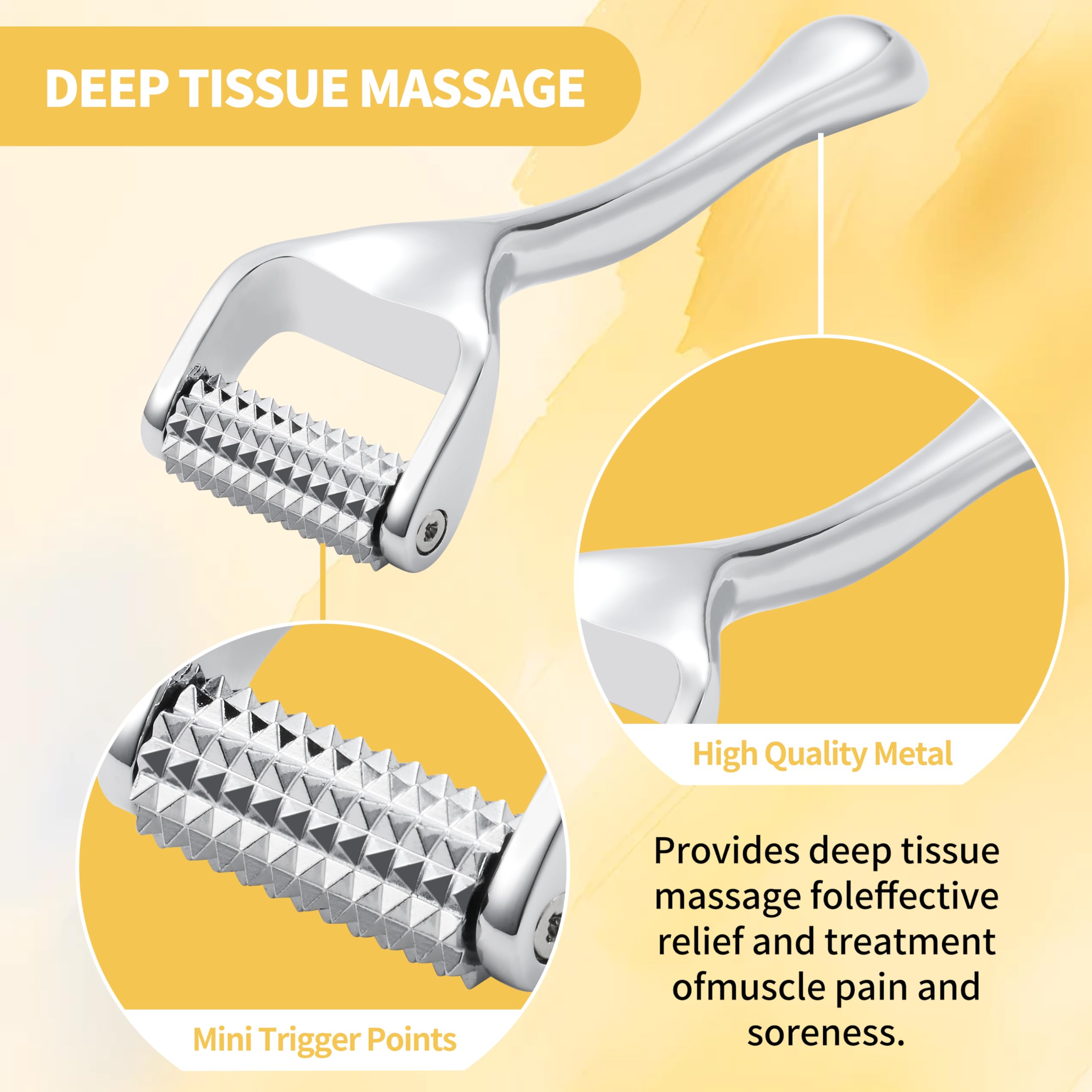 Massage Roller,Acupuncture Roller for Muscle Pain Relief, Acupressure ...
