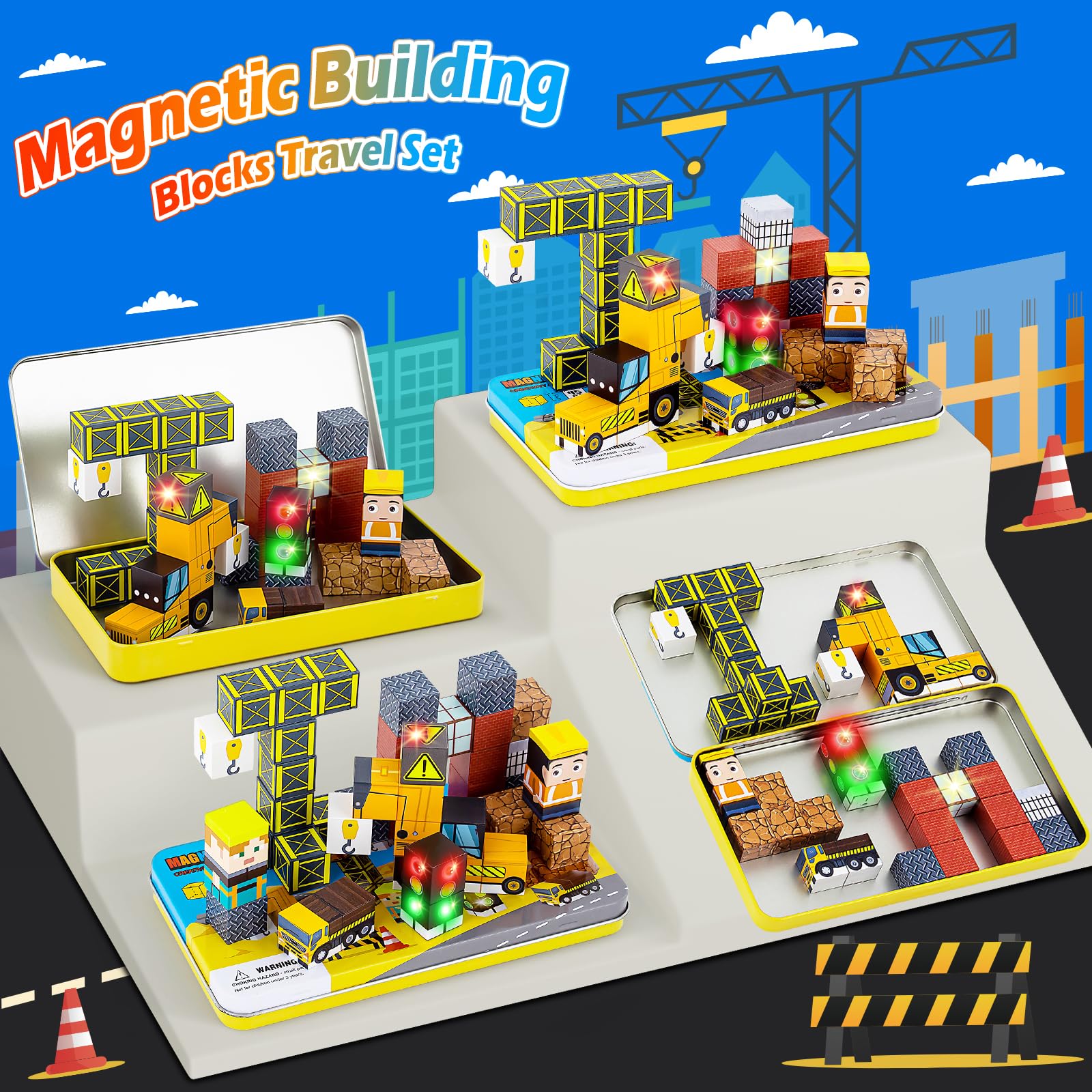 Intelligent Magnetic Building Blocks Set Desire Deluxe Magnetic ...