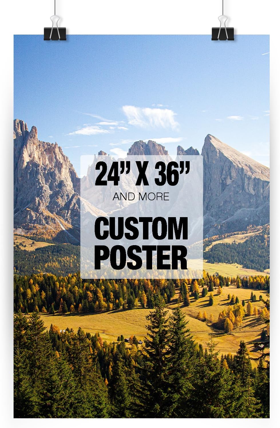 Amazon.com: VulgrCo Custom Poster Print, Multiple Sizes 8x10 to 48x36 ...