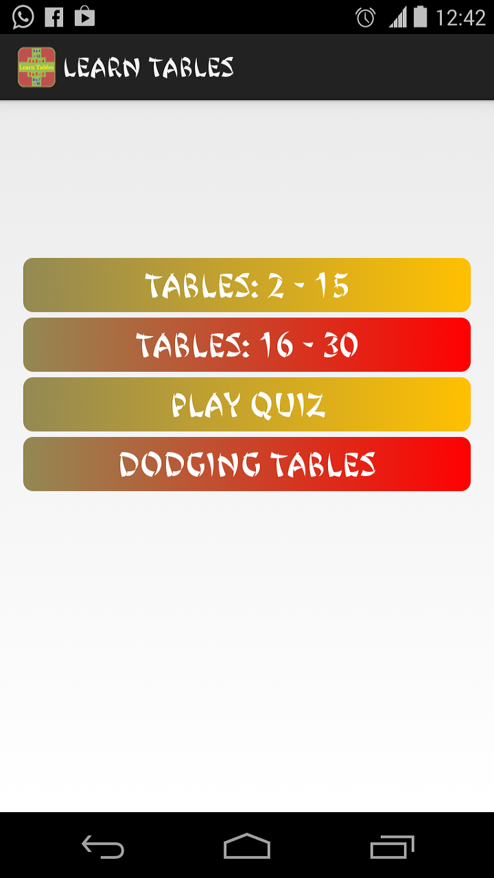 Learn Multiplication Table Pro:Amazon.de:Appstore for Android