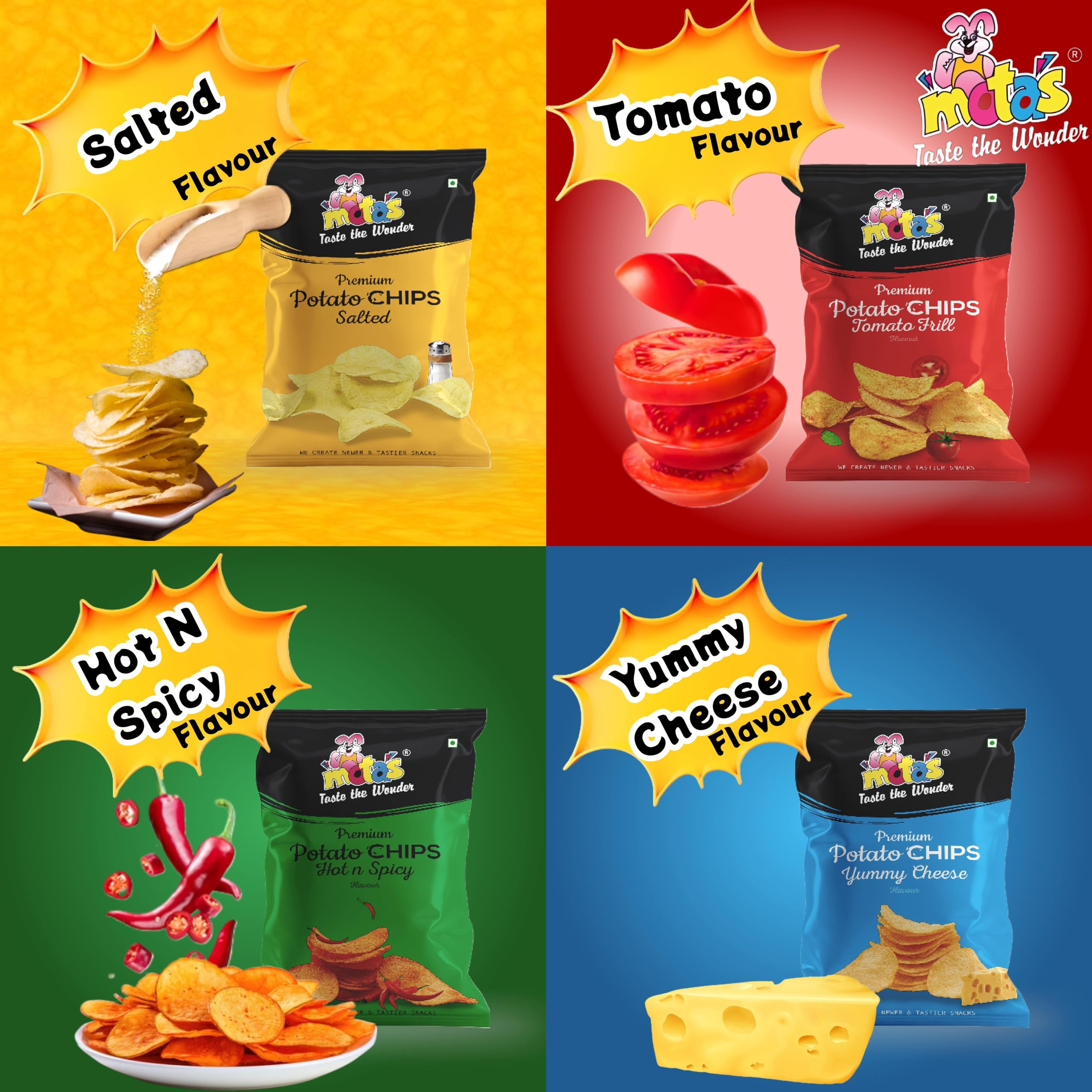 Hot Chips Yummy Nutritious Healthier Yummy Crispy Crunchy Delightful