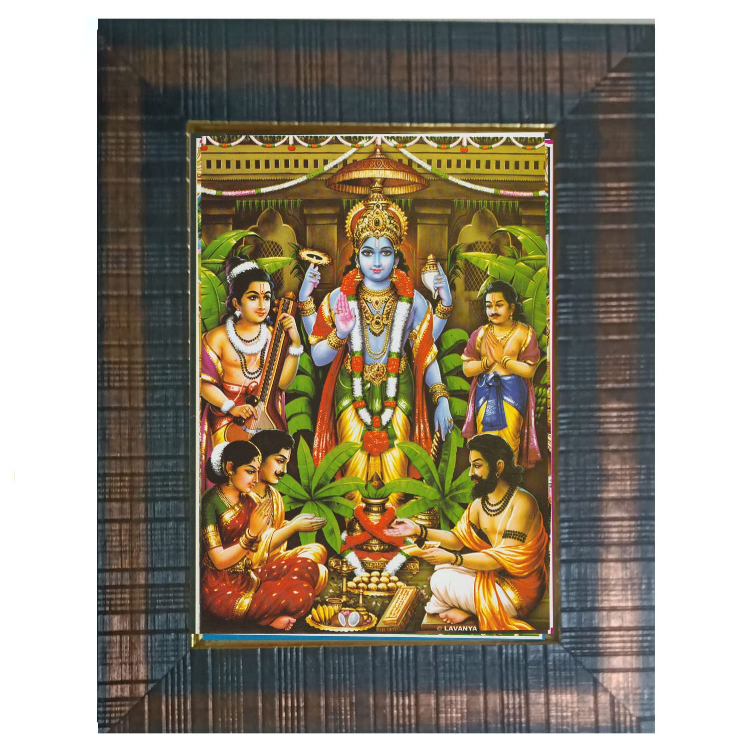Buy Framtastic Lord Satyanarayana Swamy Satya Narayana Sathyanarayana ...