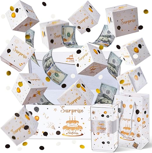 Amazon.com: WATINC Surprise Gift Box Explosion - 16pcs Birthday ...