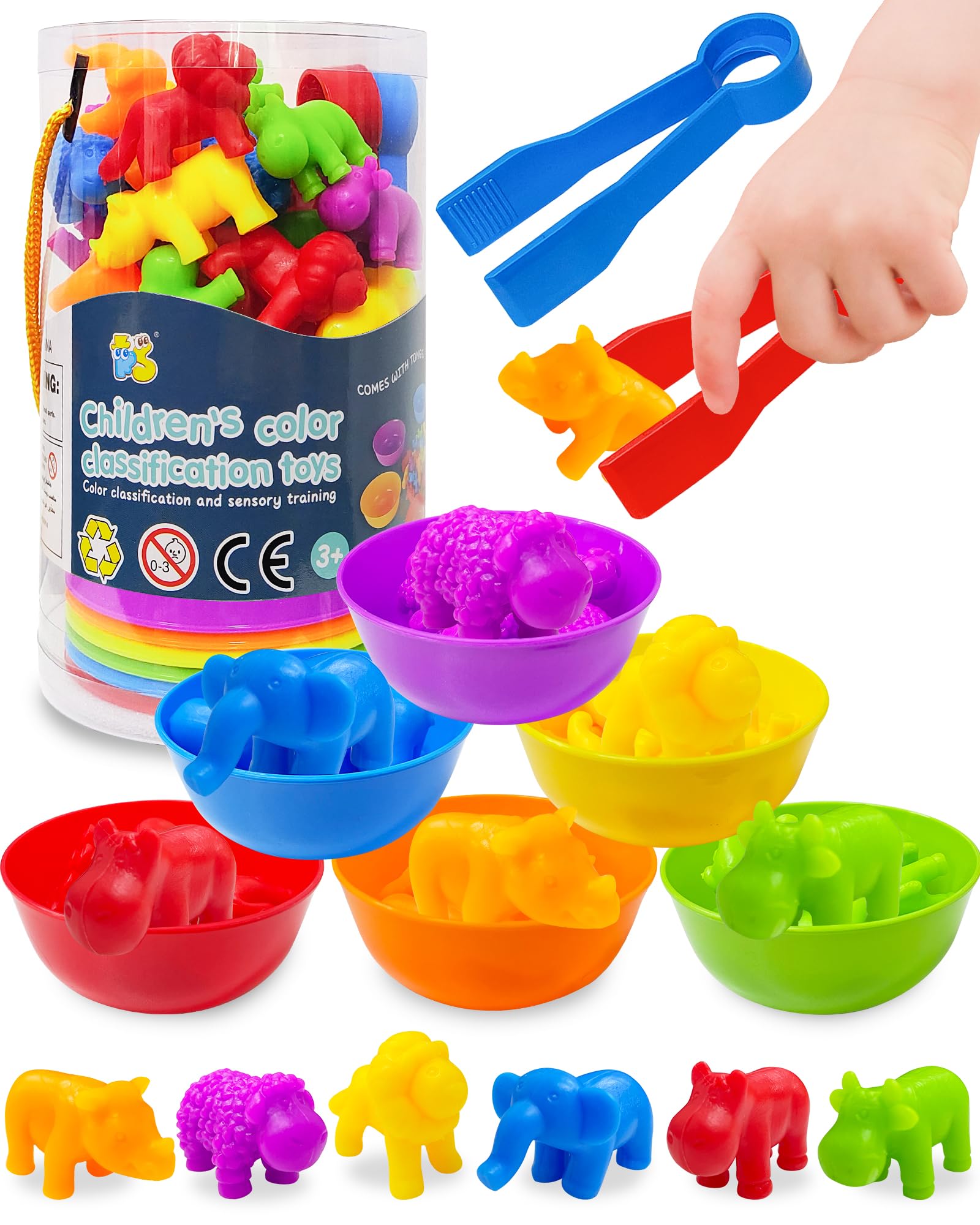 Buy Counting Animals Montessori Toys for 3 4 5 Years Old Boys Girls ...